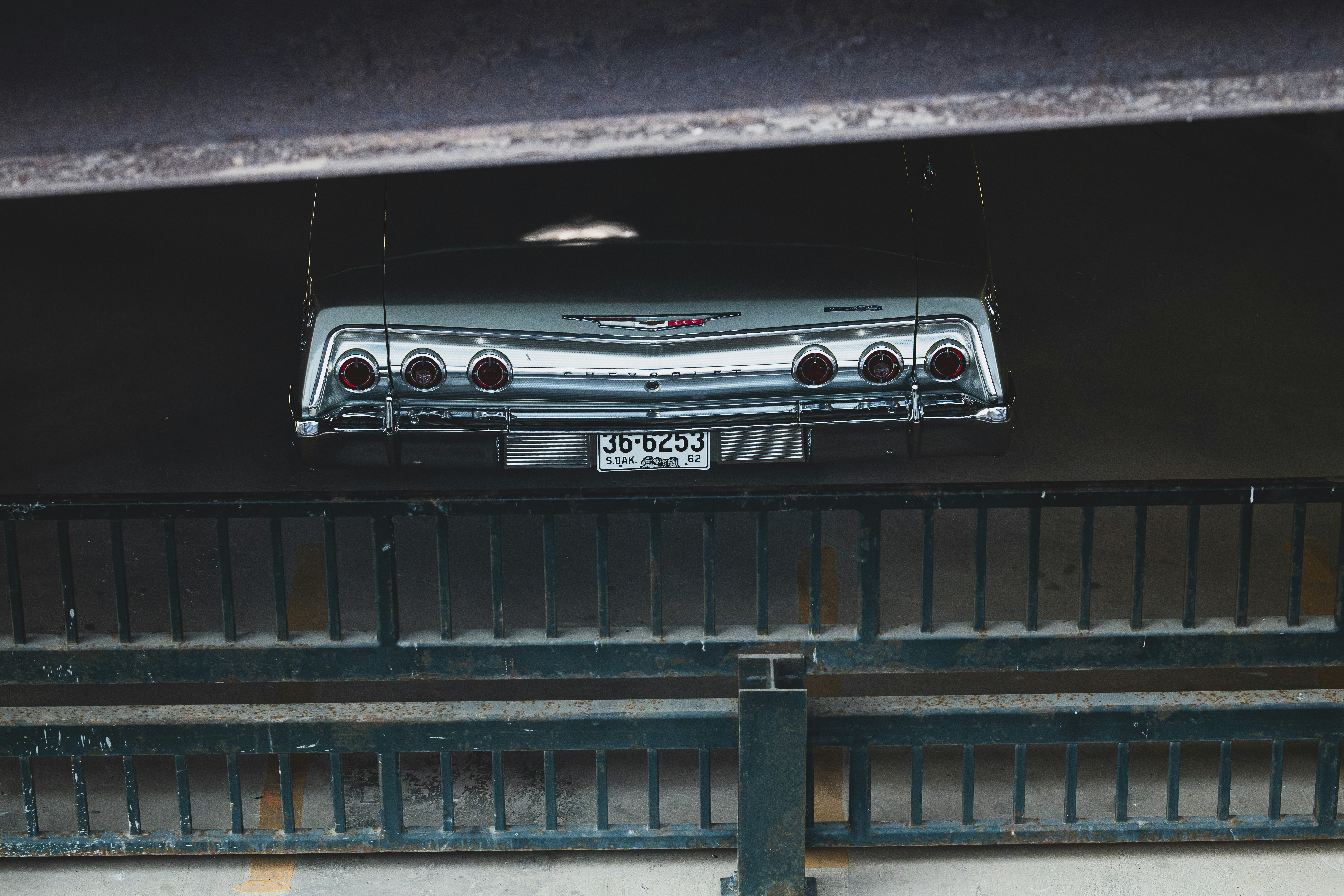 Under the Streetlight: A Classic Car Hidden in the Garage
