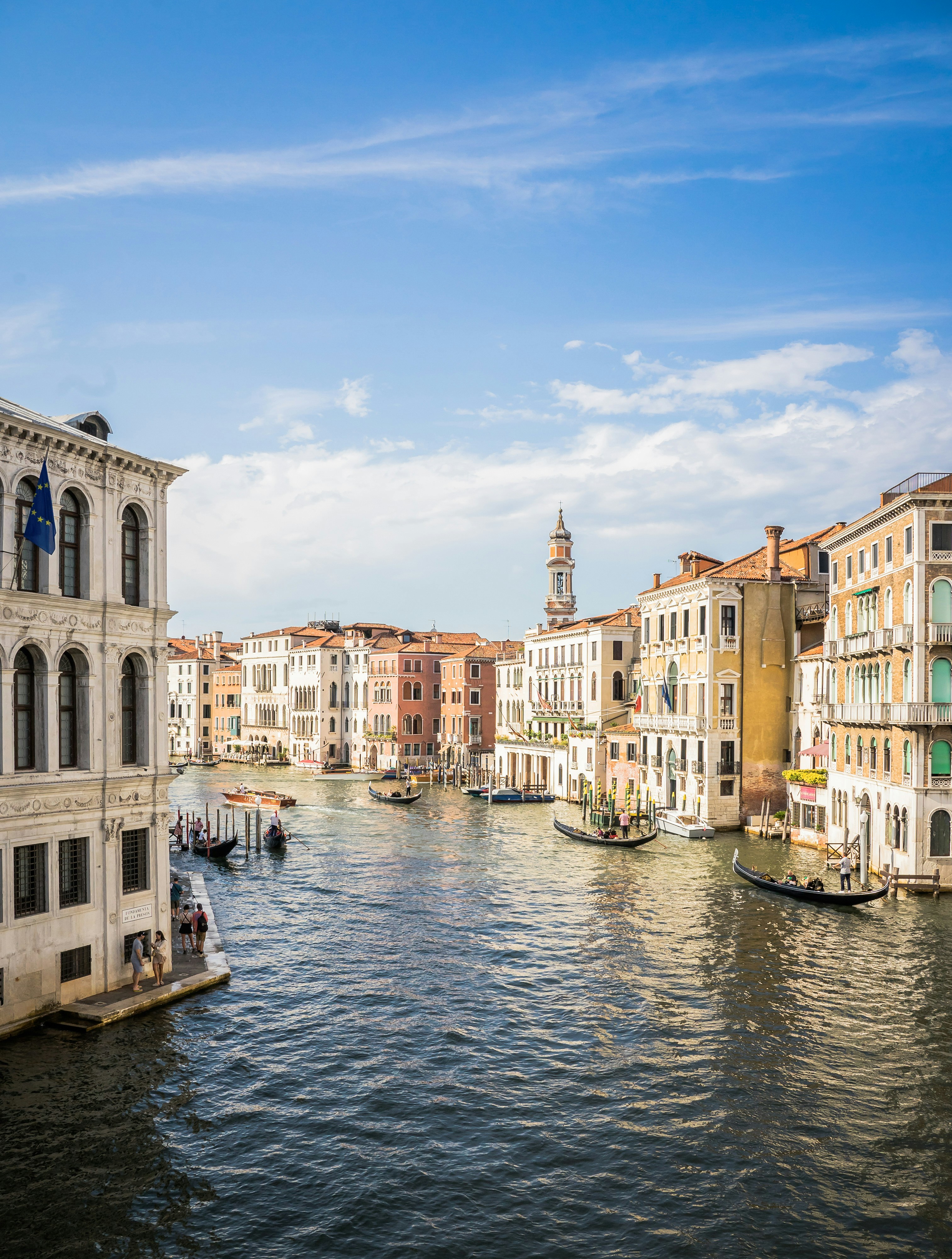 Canal Vista: The Sunlit Palette of Venice