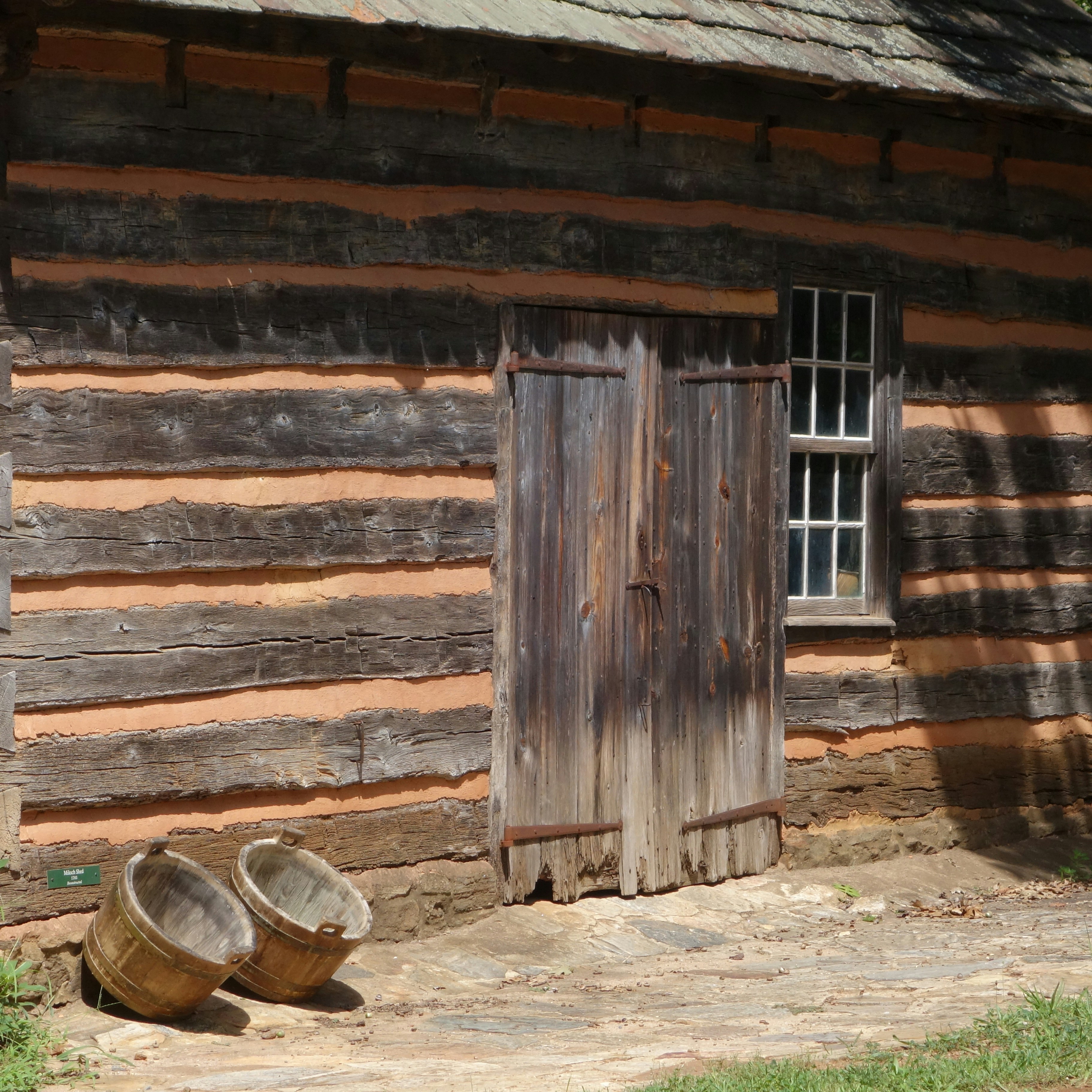 Weathered Doorway at the Edge of the Barn