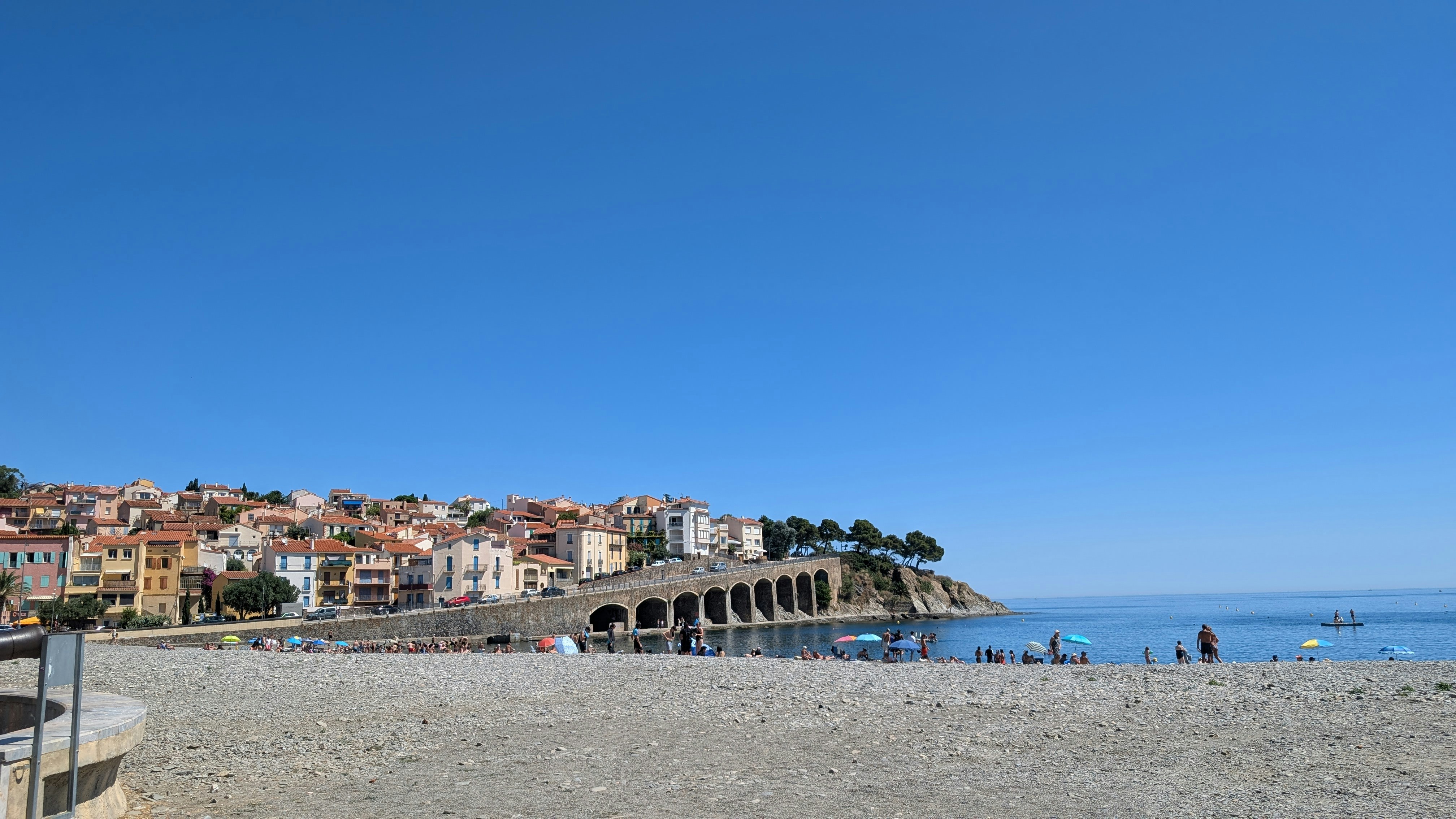 Harbor Reach: Painted houses and stone arches along the Adriatic edge