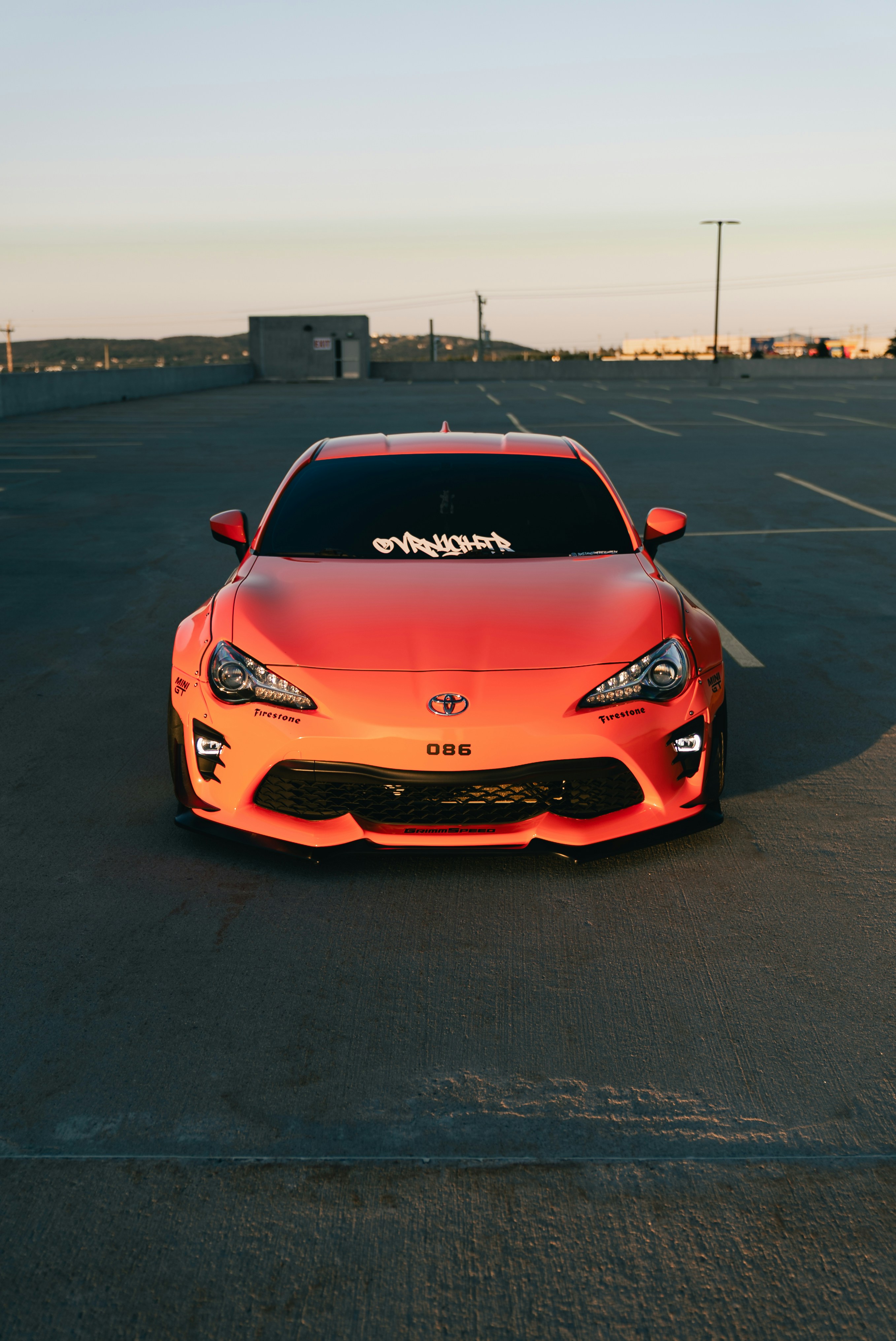 Racing Red: Front-and-Ccenter in a Desert Lot