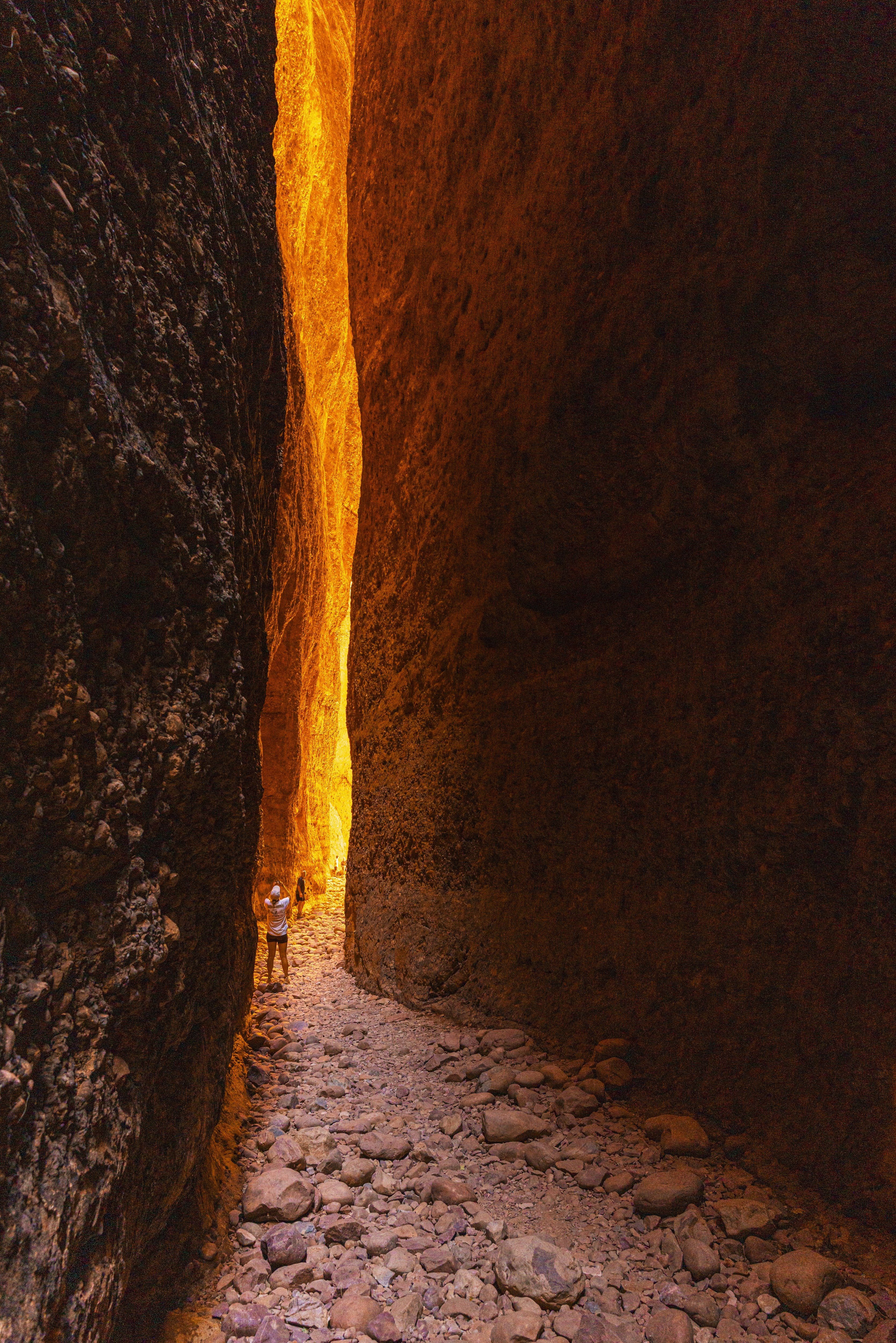 Lantern of Quiet Light in a Canyon Split