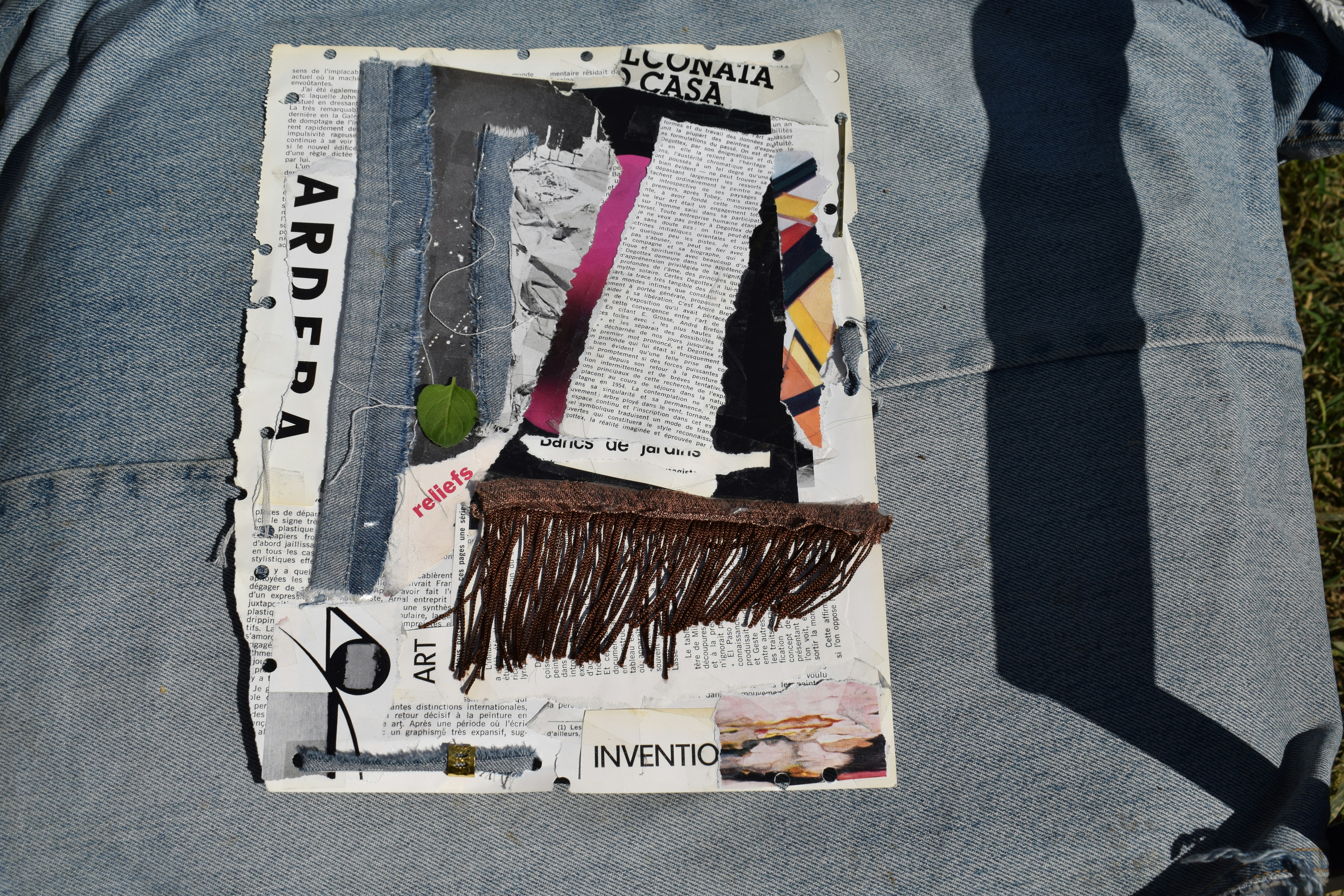 Spray of Collage: A Weathered Scene Adorns the Concrete Canvas