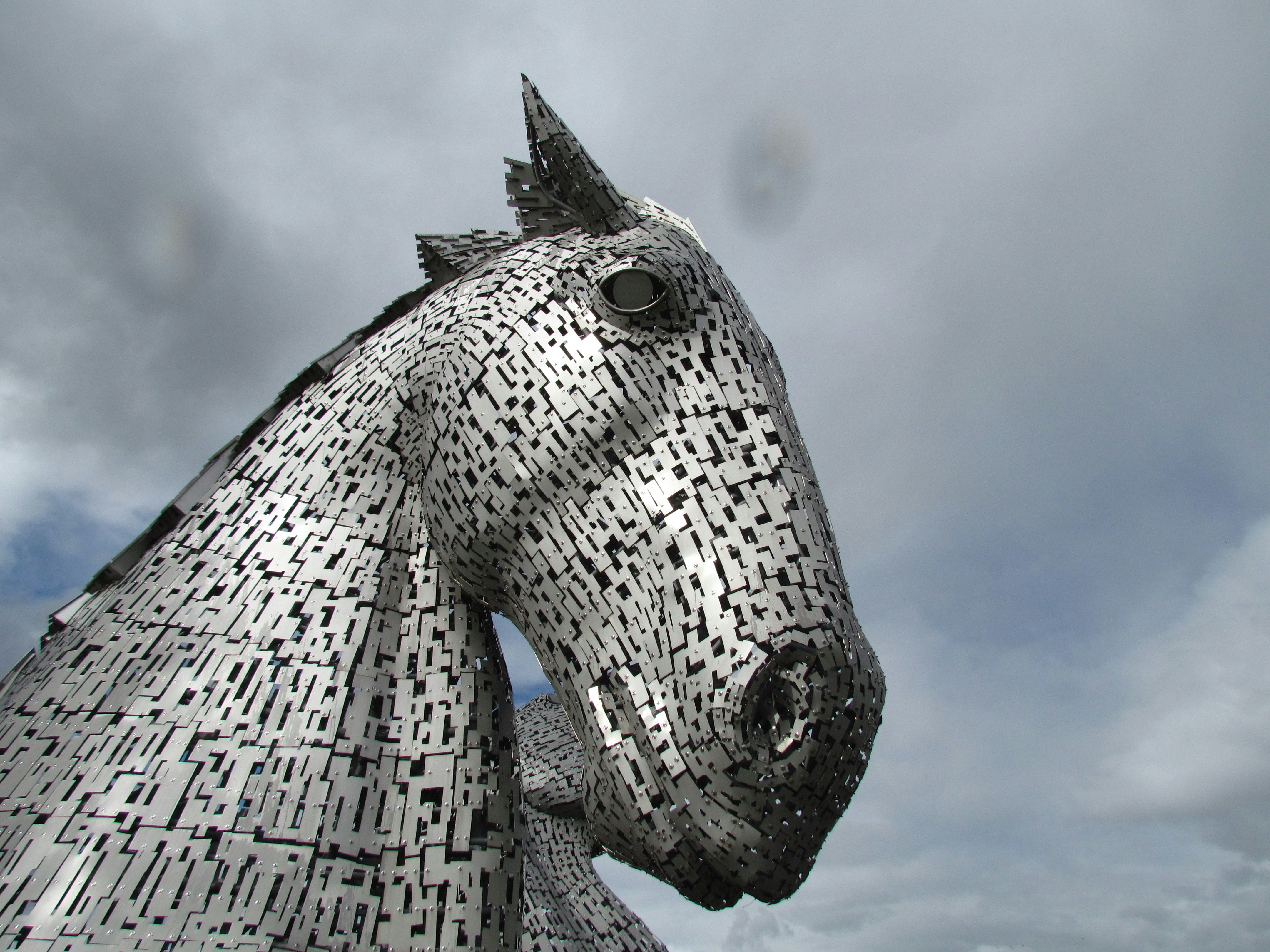 Stellar Knight: A Fragmented Steel Mare Reaching Toward the Sky