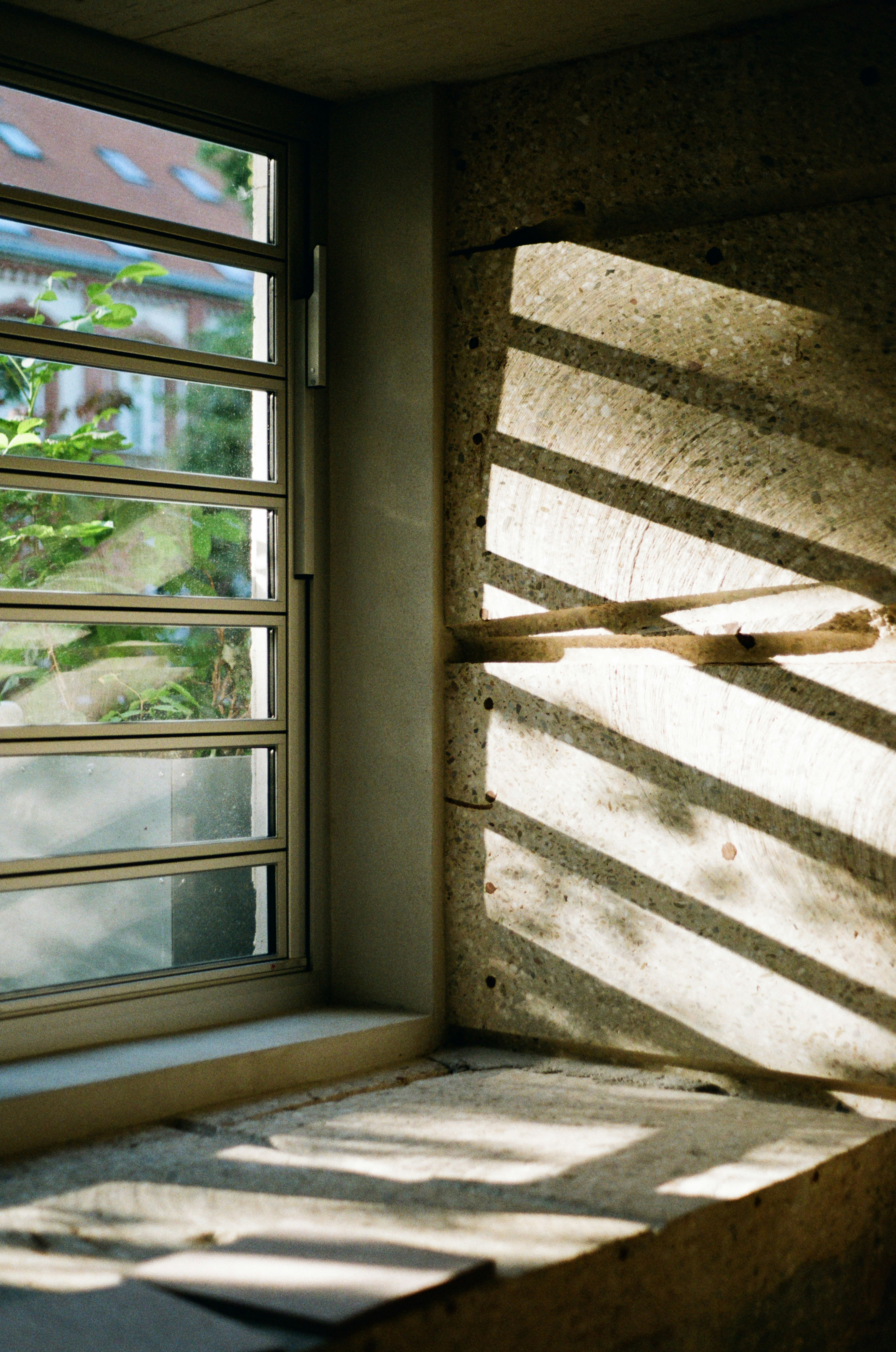 Sunlit Shadows Through Room Window