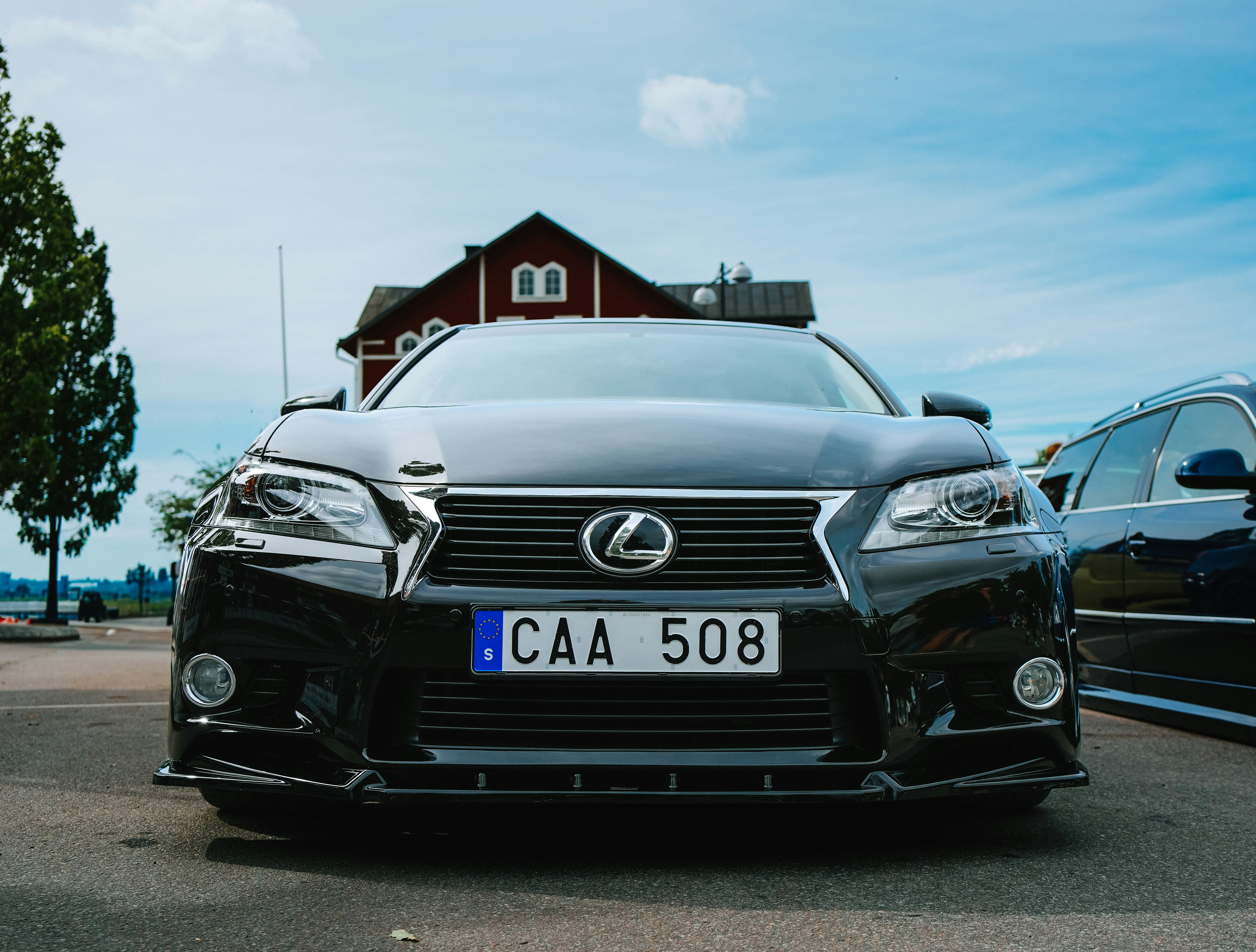 Front-and-Center Lexus: A Stately Car Rendezvous in the Lot