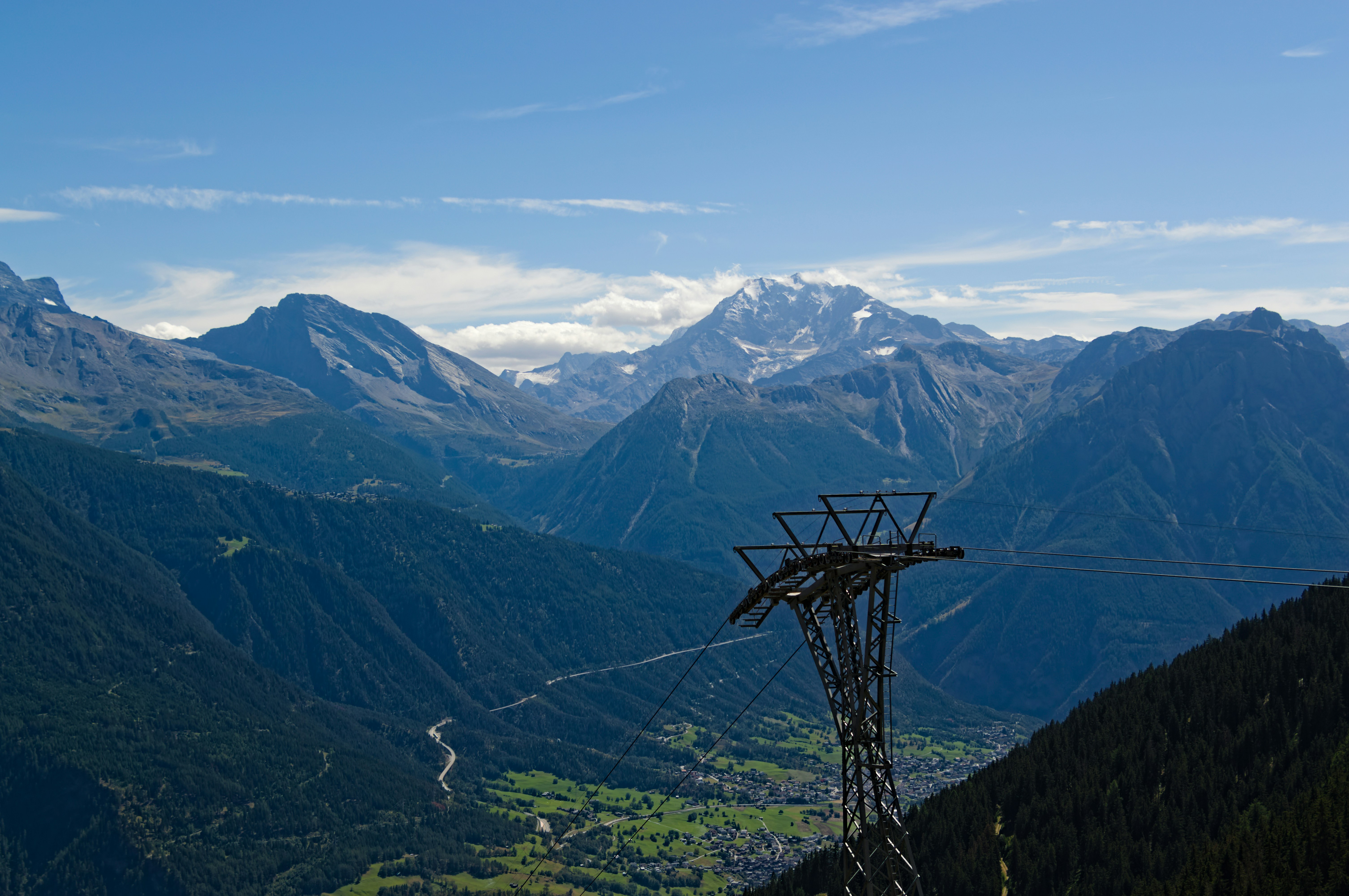 Cable Car Summit: A Meadow Village Beneath Alpine Peaks