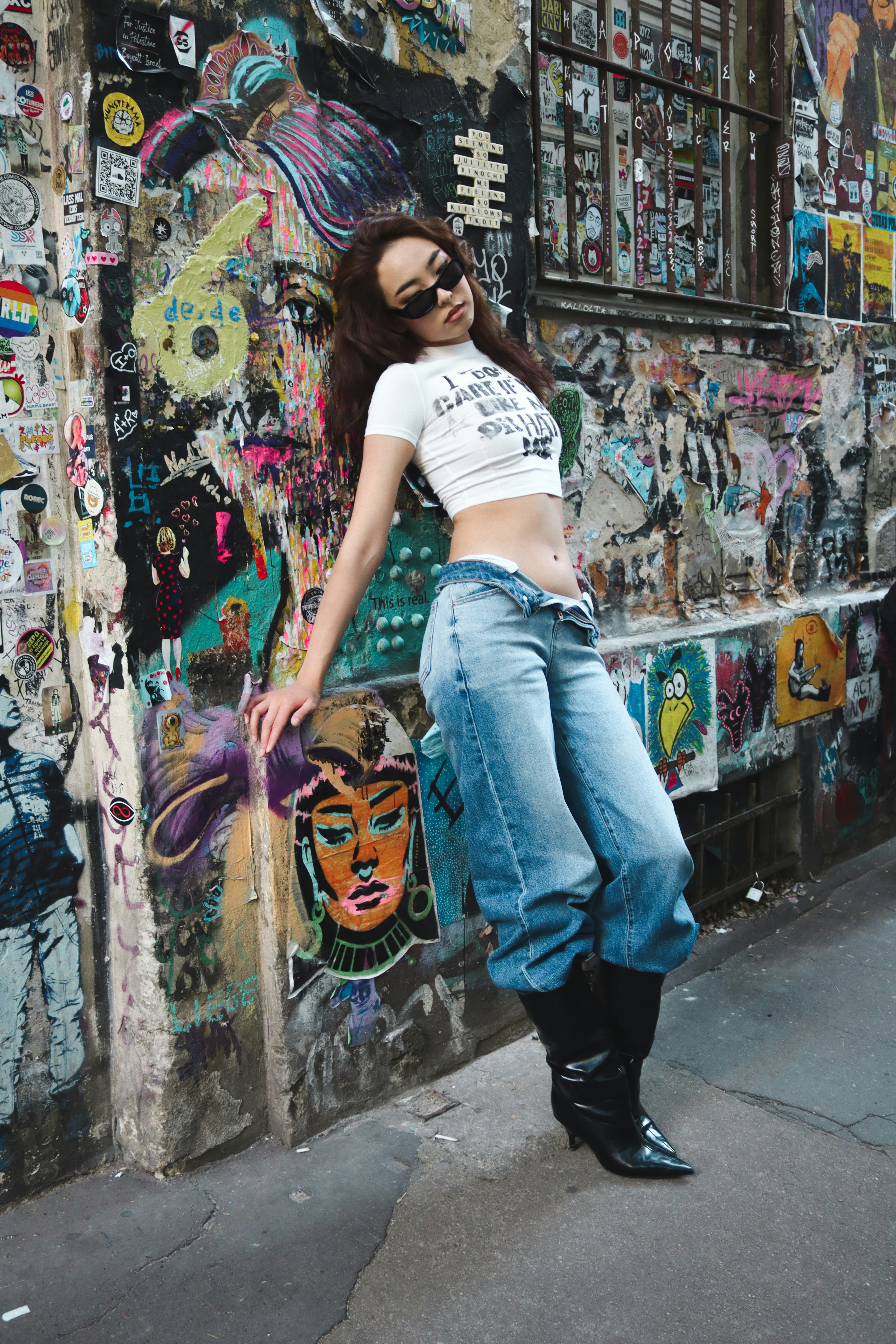 Graffiti Muse in a Backstreet Gallery