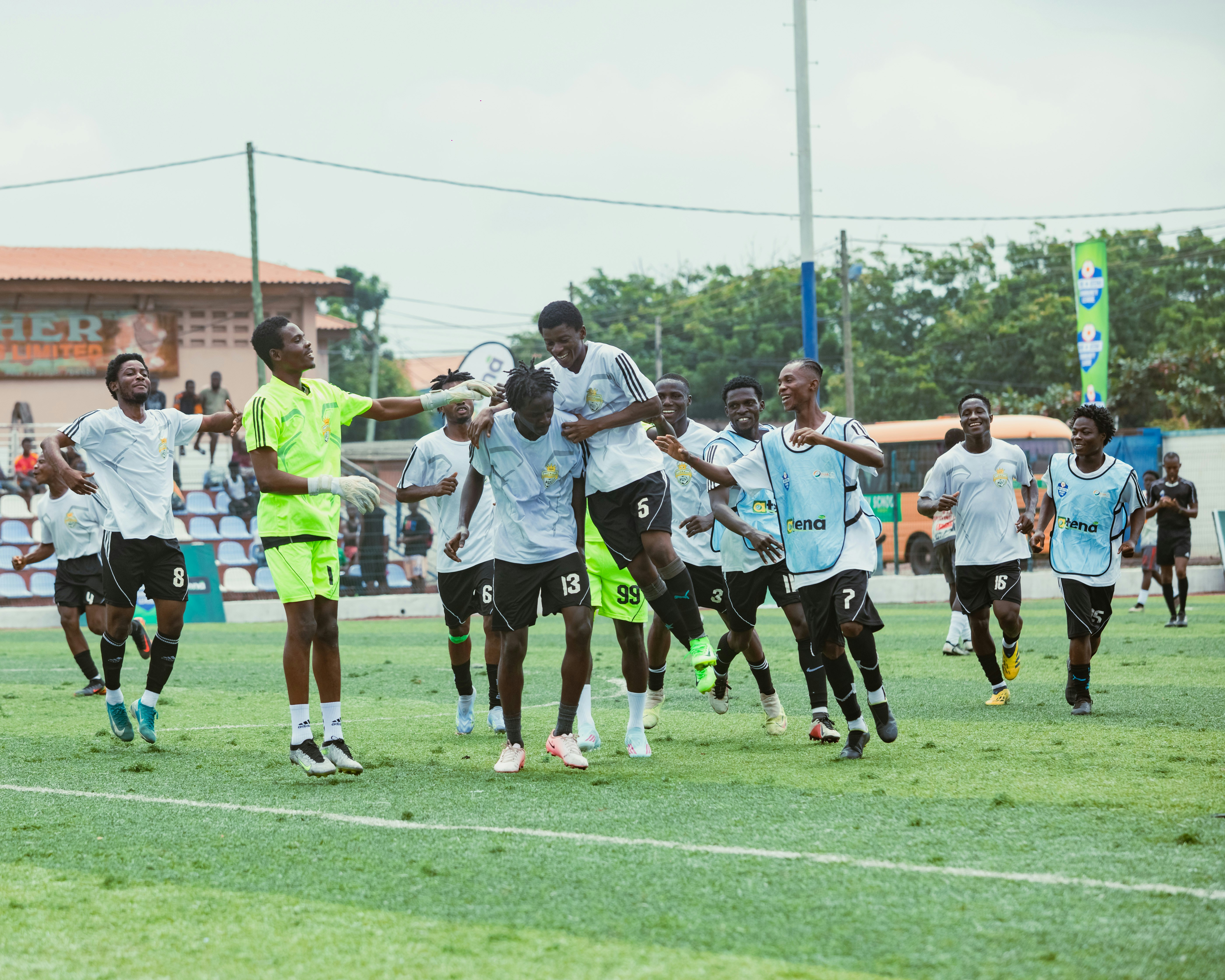 Celebration on the Field: The Moment of Team Unity