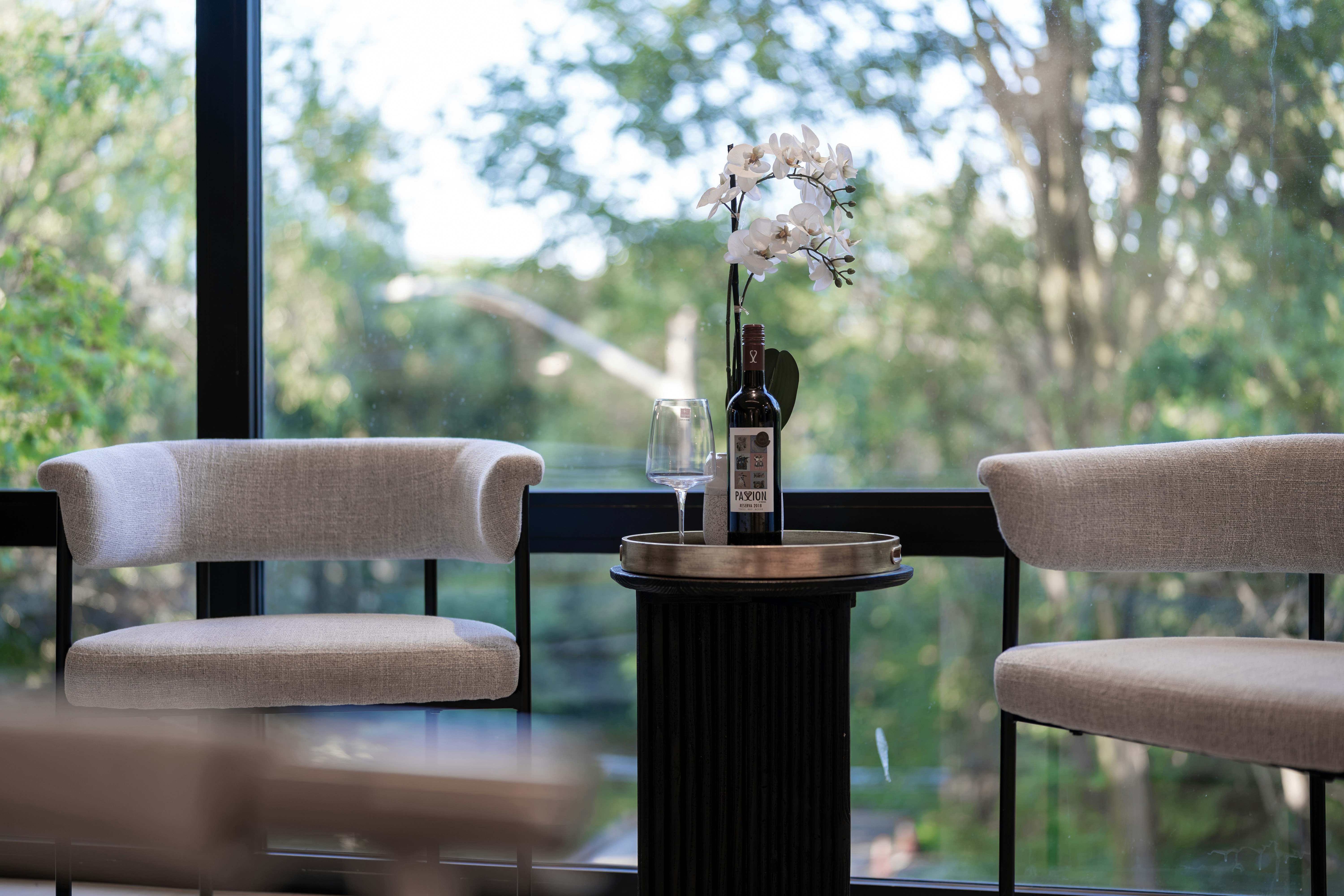 Quiet Lounge: A Bottled Moment by the Window