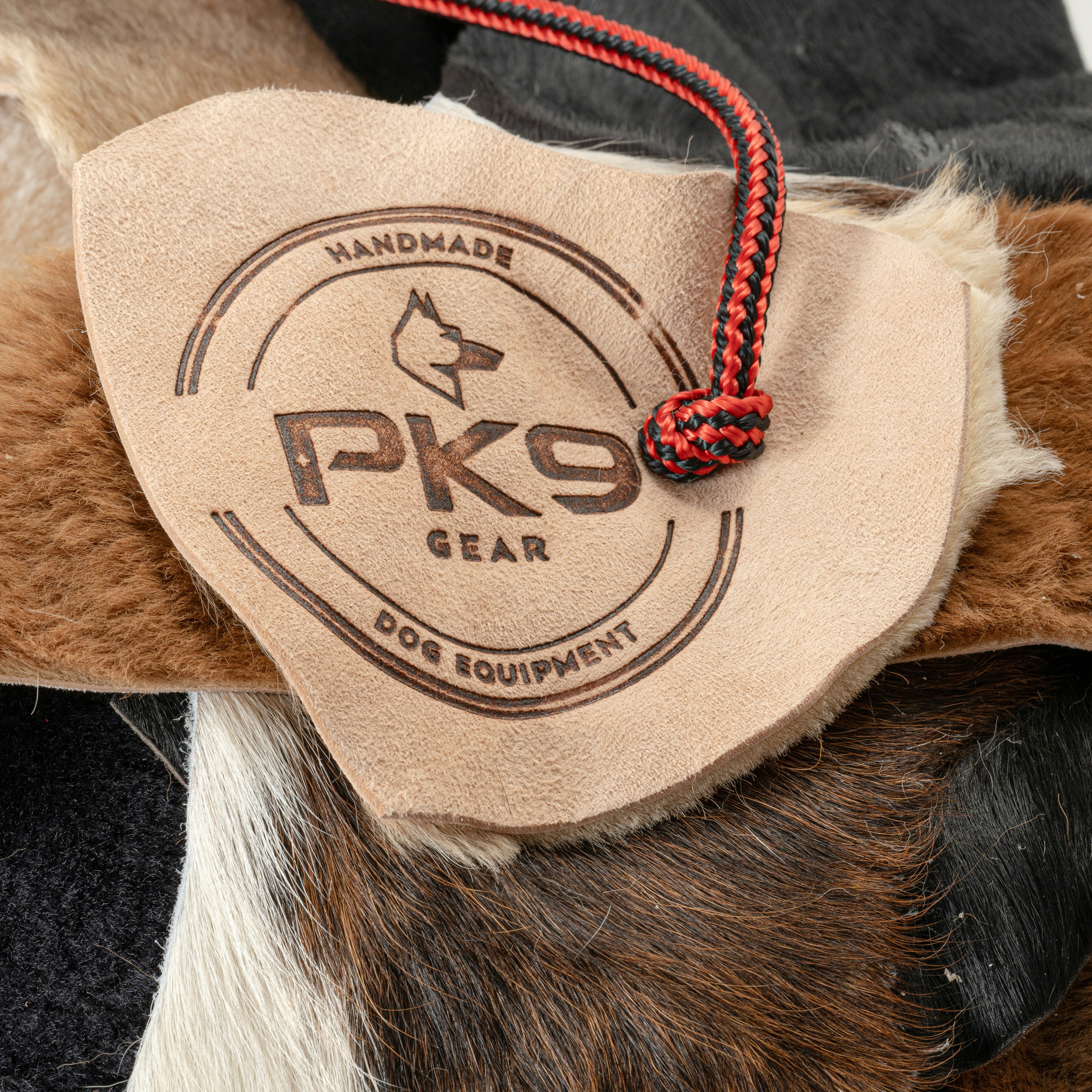 Handcrafted Brand Tag on Plush Fur