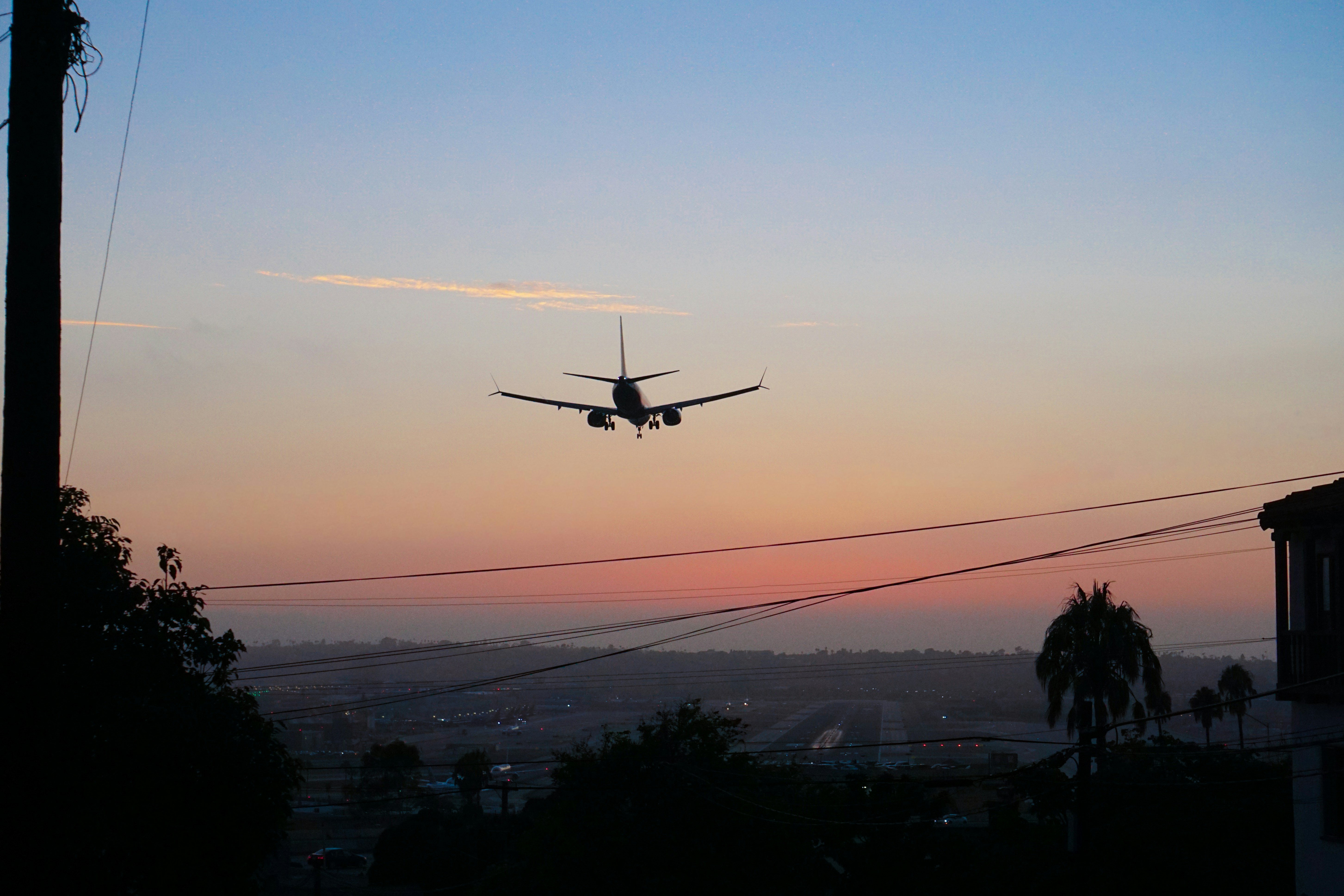 Twilight Approach: A Jet Skims the Horizon