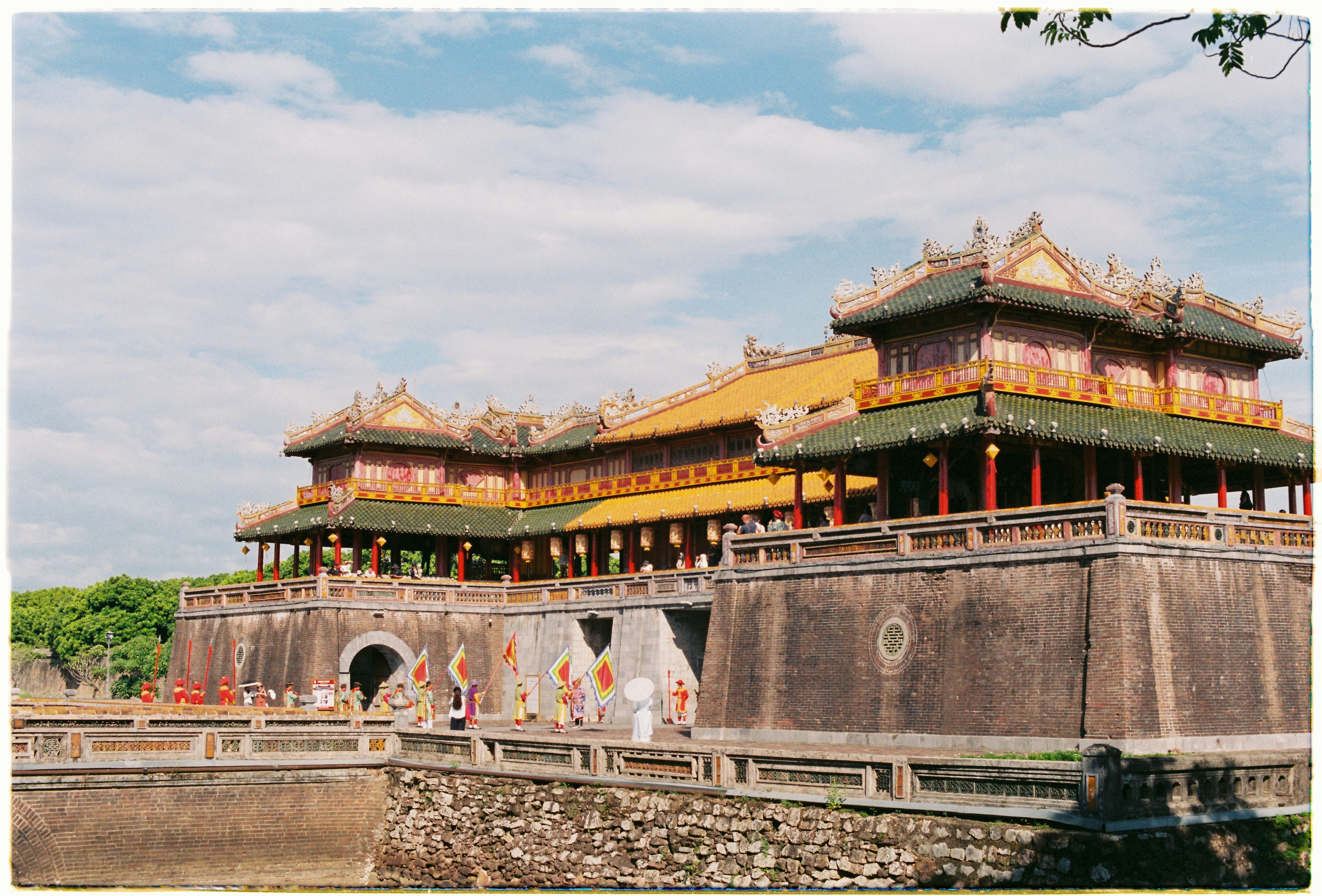 Imperial Gatehouse: Dynasty Walls Guard the Sunset