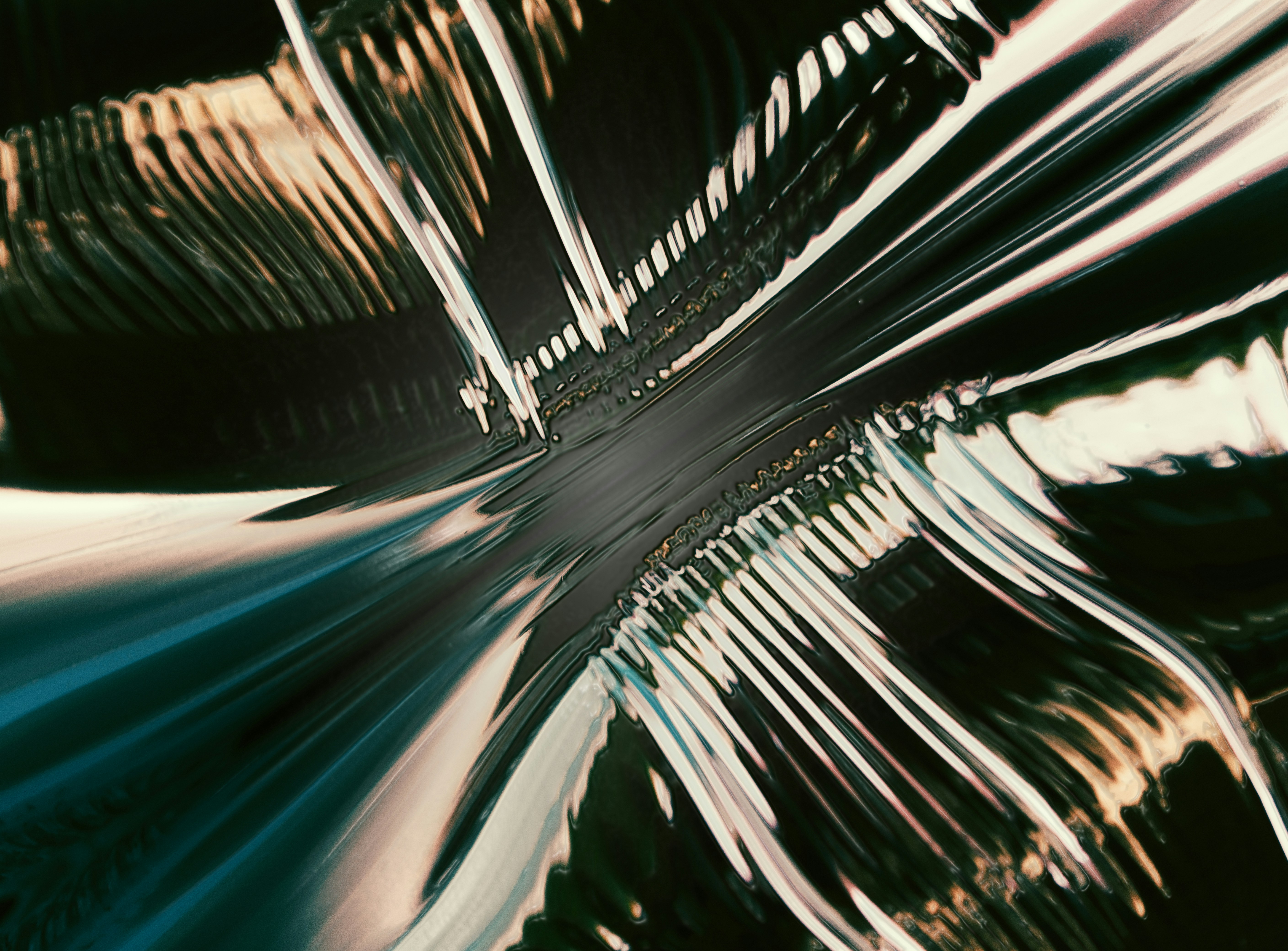 Chromatic Vortex: Abstract Light Fractures at the Center