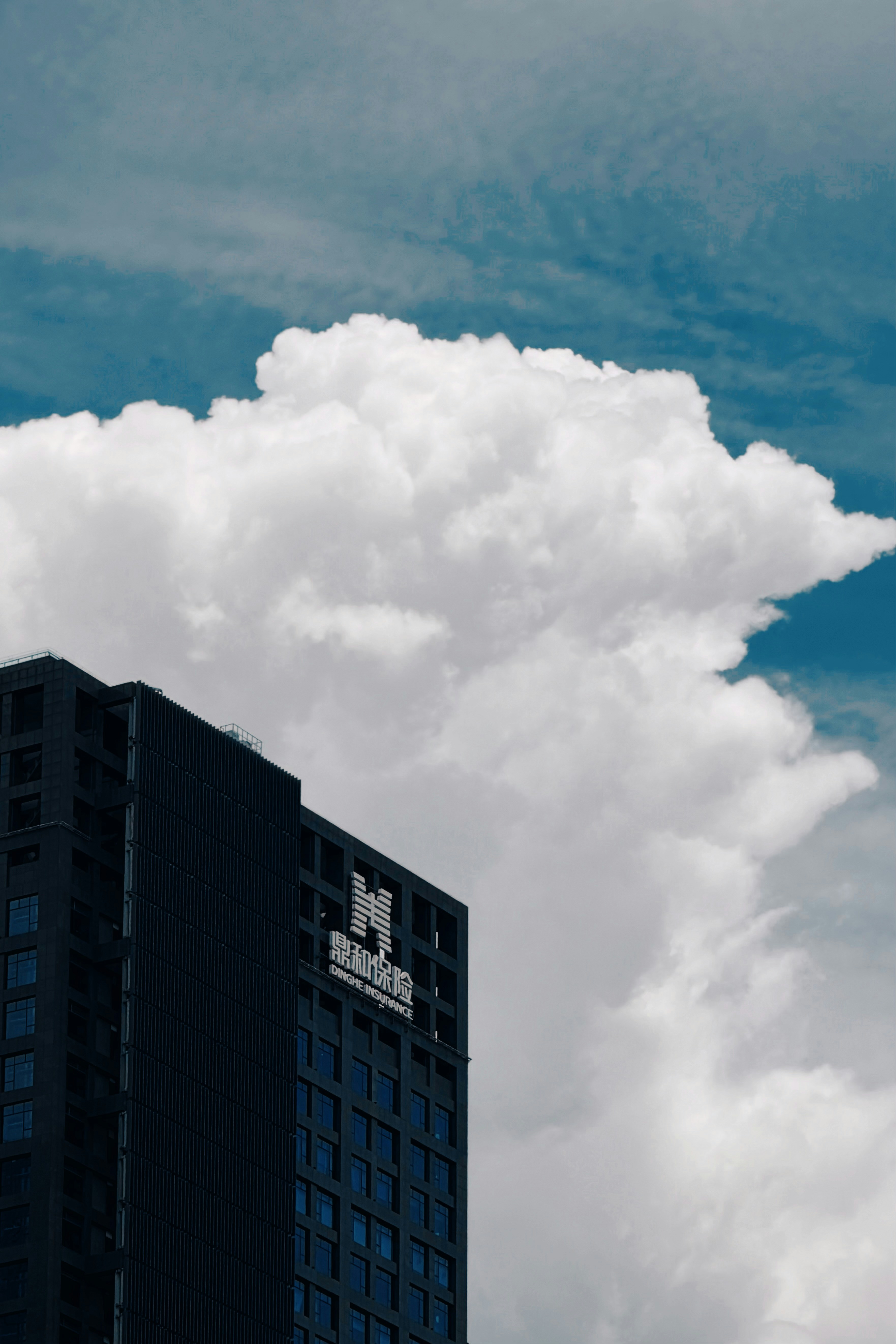 Cloud-Top Skyline: A Tower Pierced by Cloud