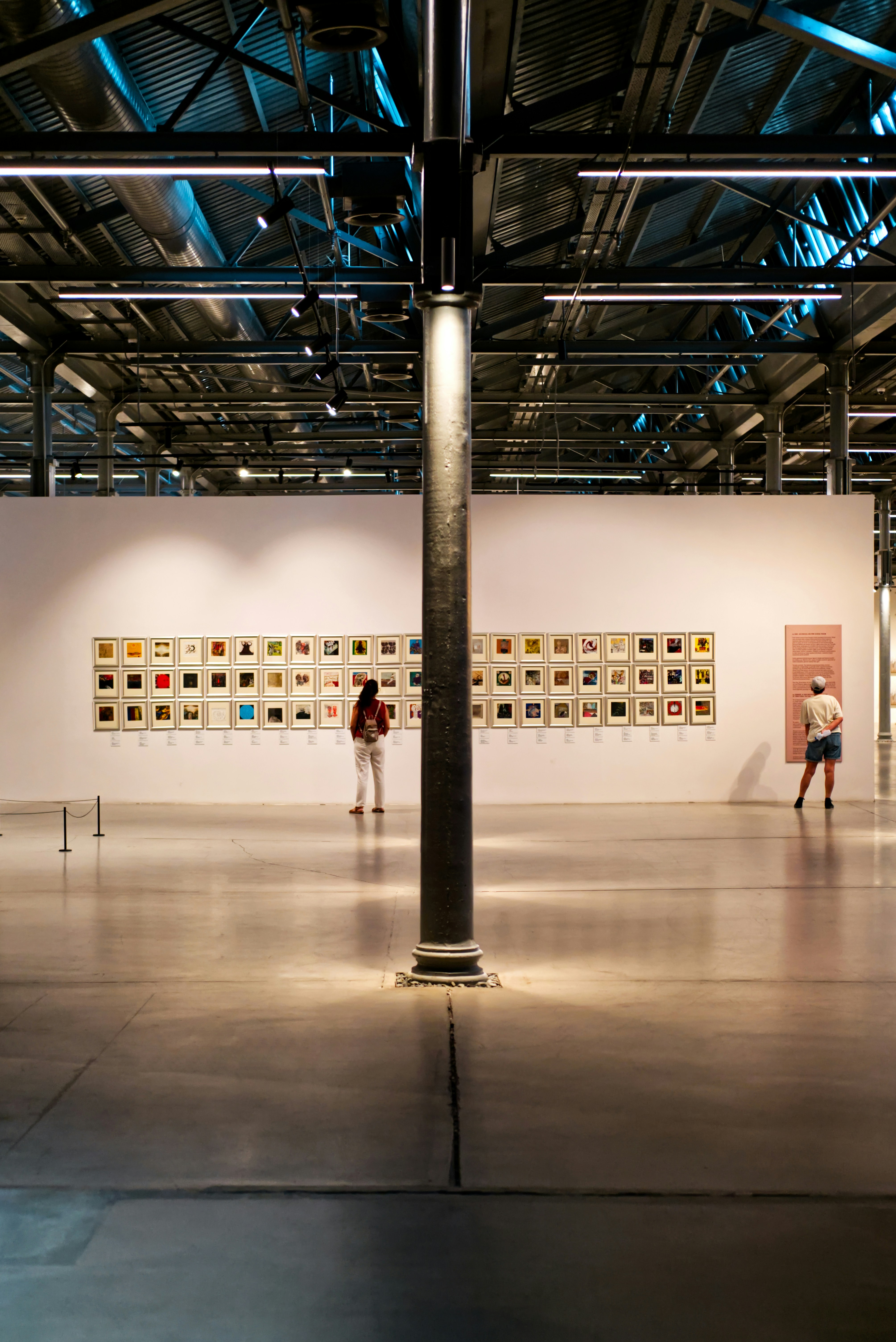 Central Pillar, Framed Gallery: An Exhibition in Steel and Light
