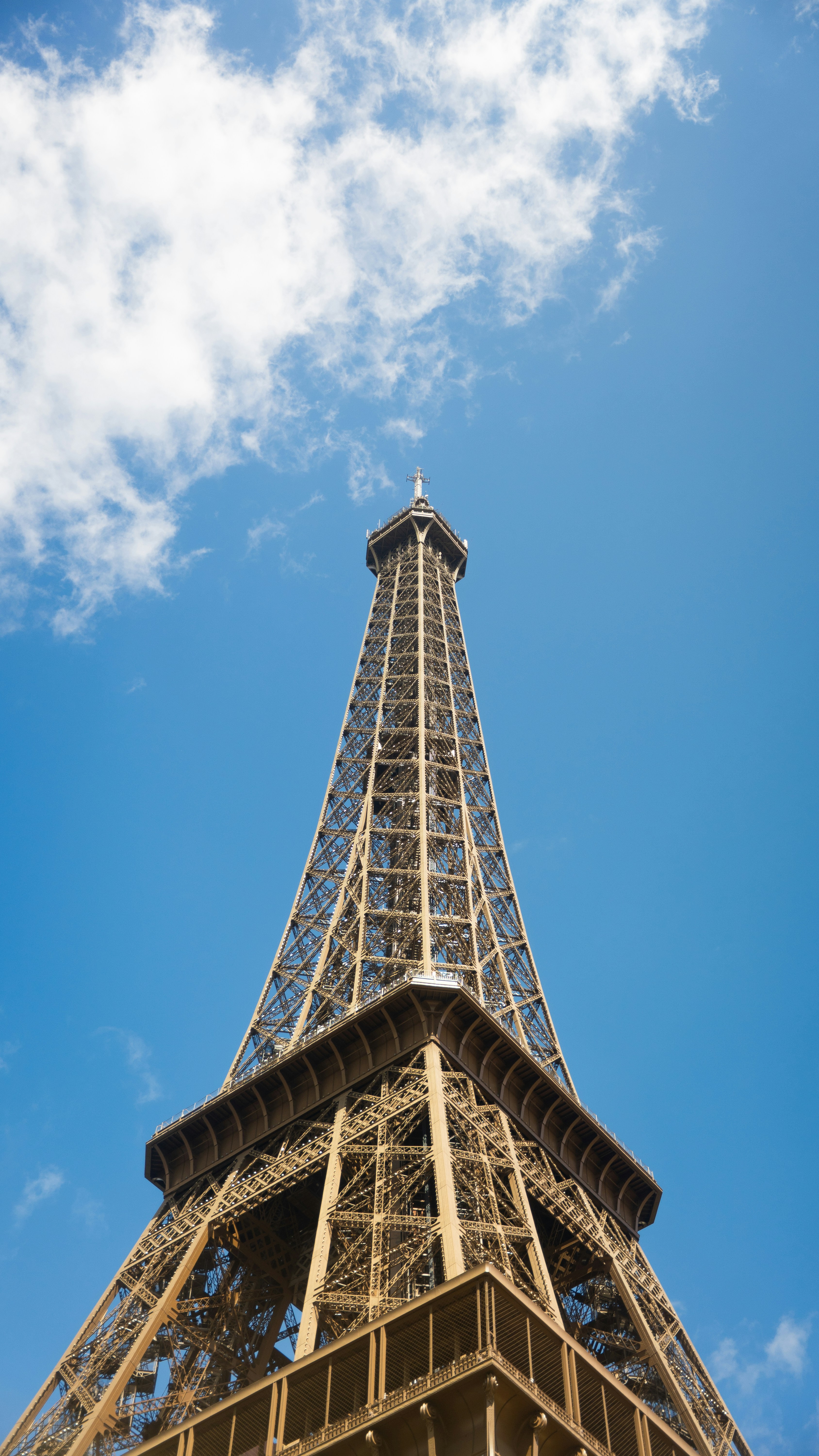 Rising Iron Lace: The Eiffel Tower Reaches the Sky
