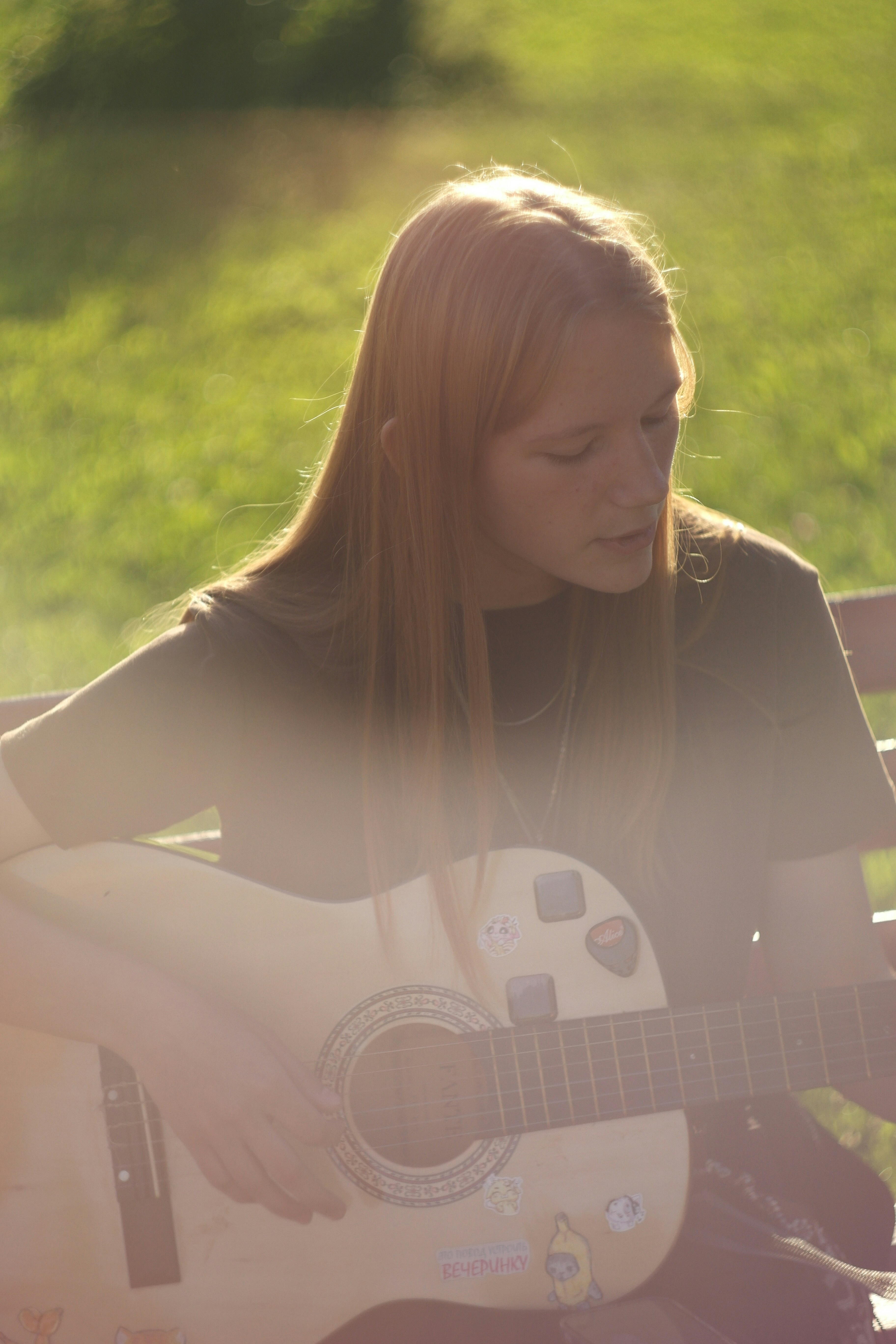 Dasha on the photo. Lens: Helios 44-3