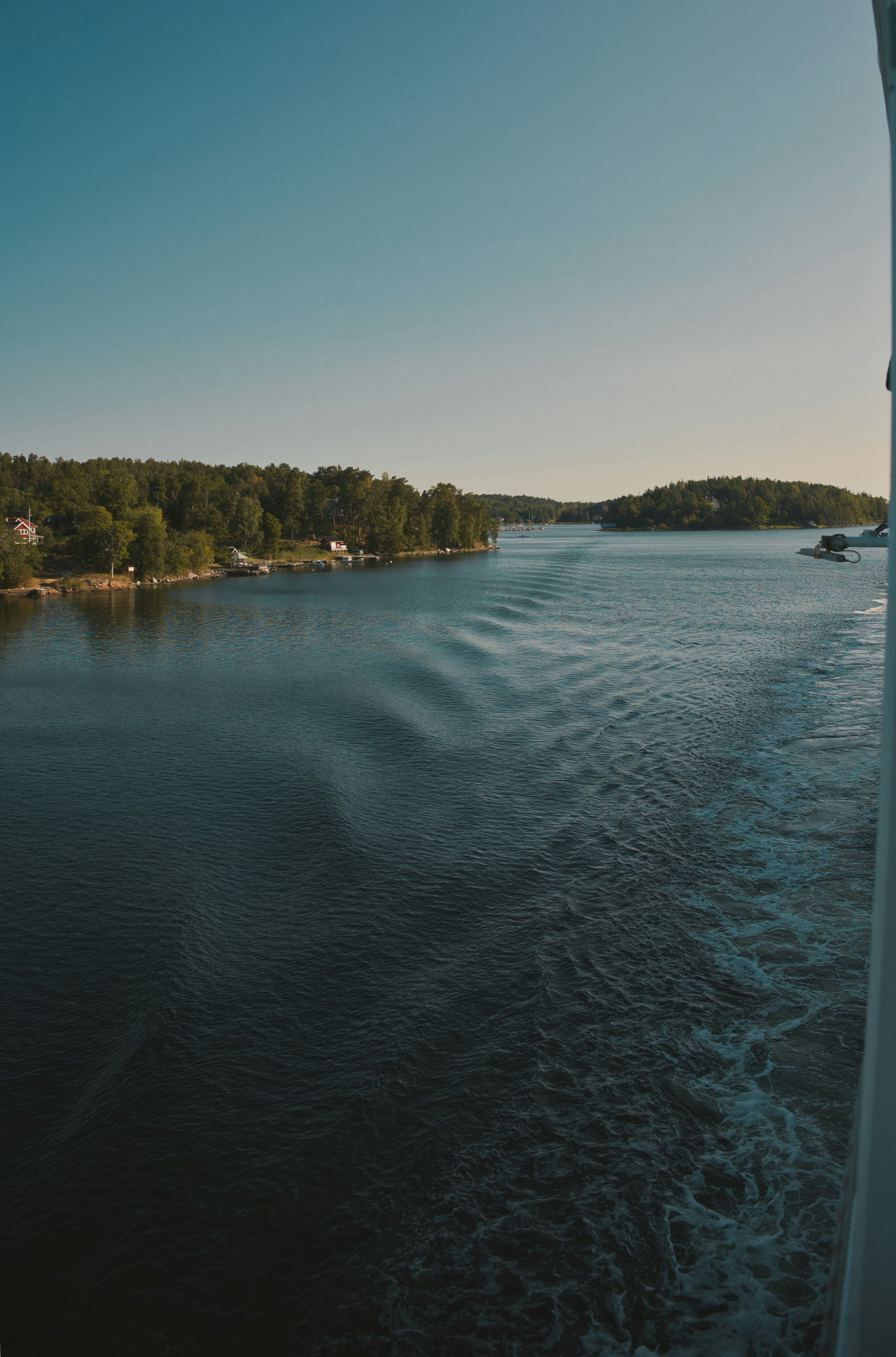 River Awakening from the Vessel’s Wake
