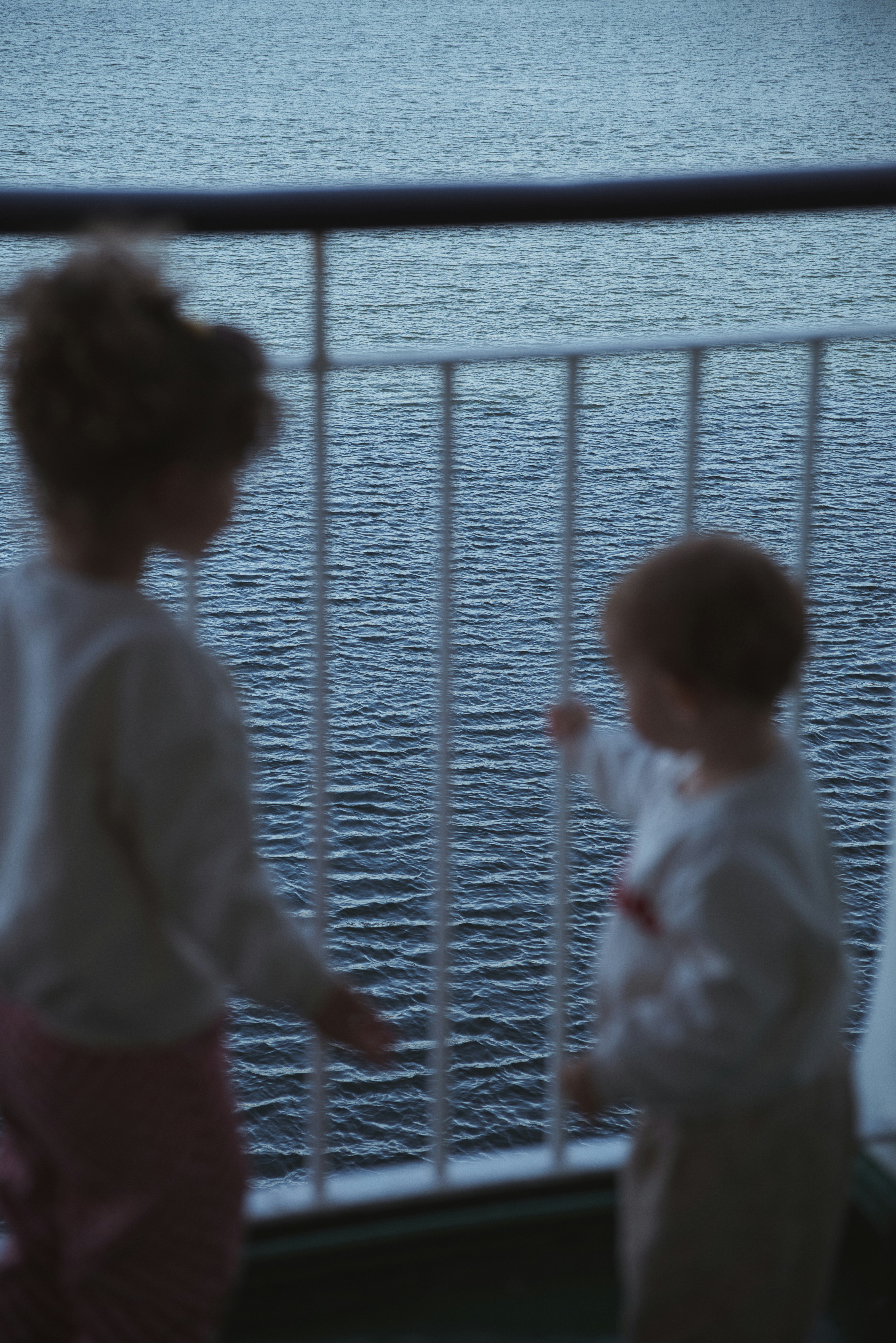 Two Morning Shadows at the Waterfront