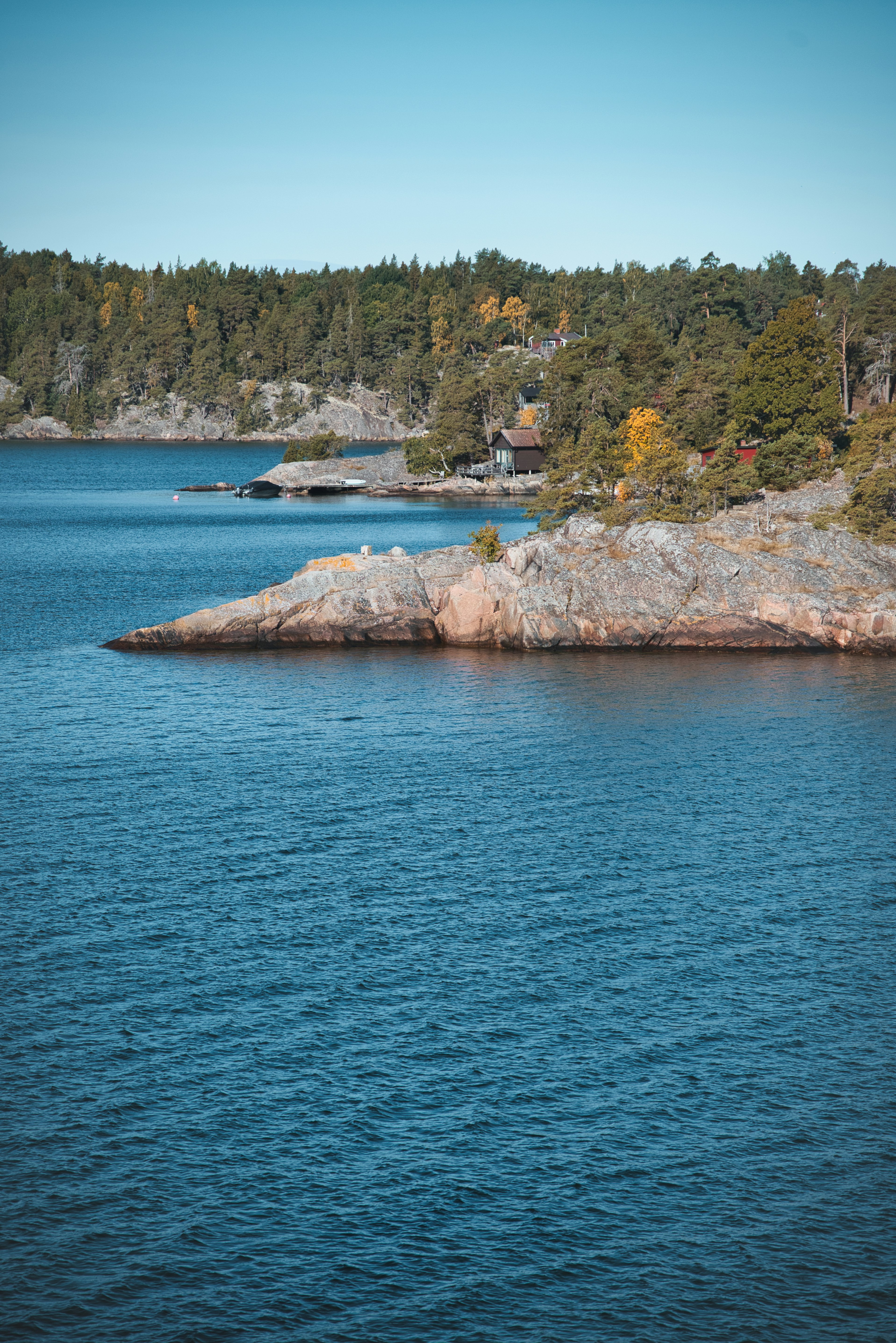 Coastal Outcrop Watching the Quiet Sea
