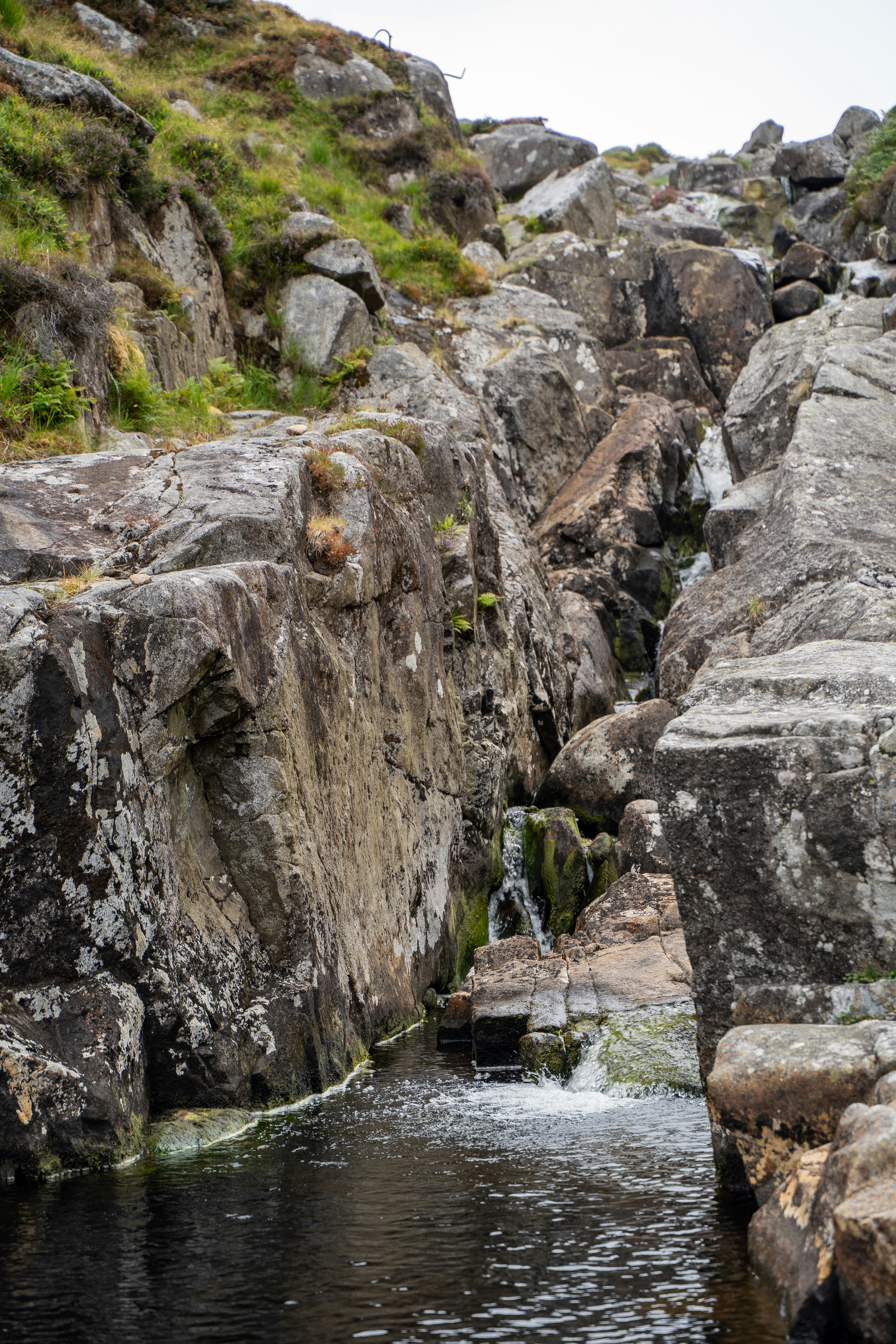 A Narrow Gorge of Pounding Rock and Quiet Stream