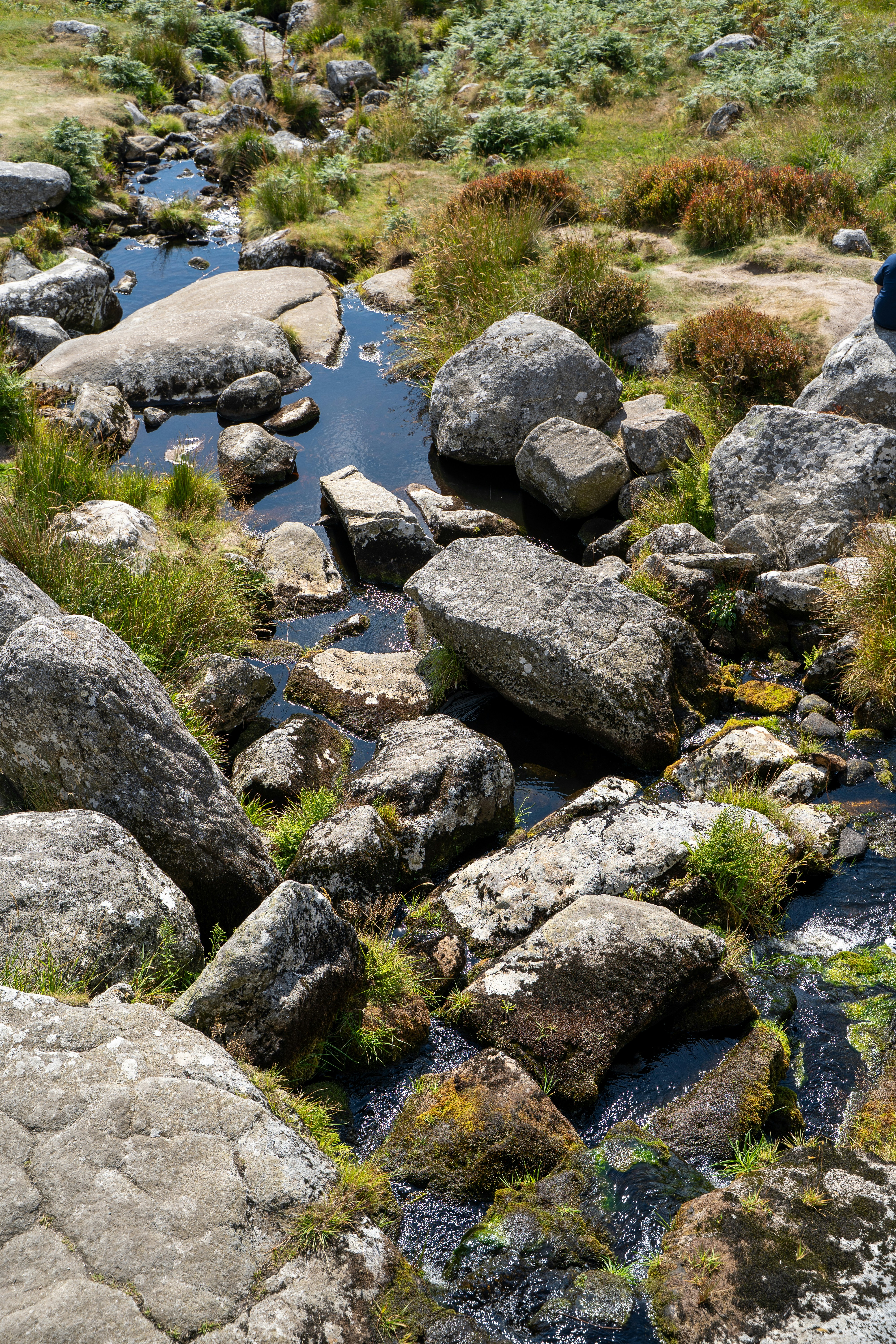 Stone Cascade: A Quiet River Slicing Through Weathered Granite