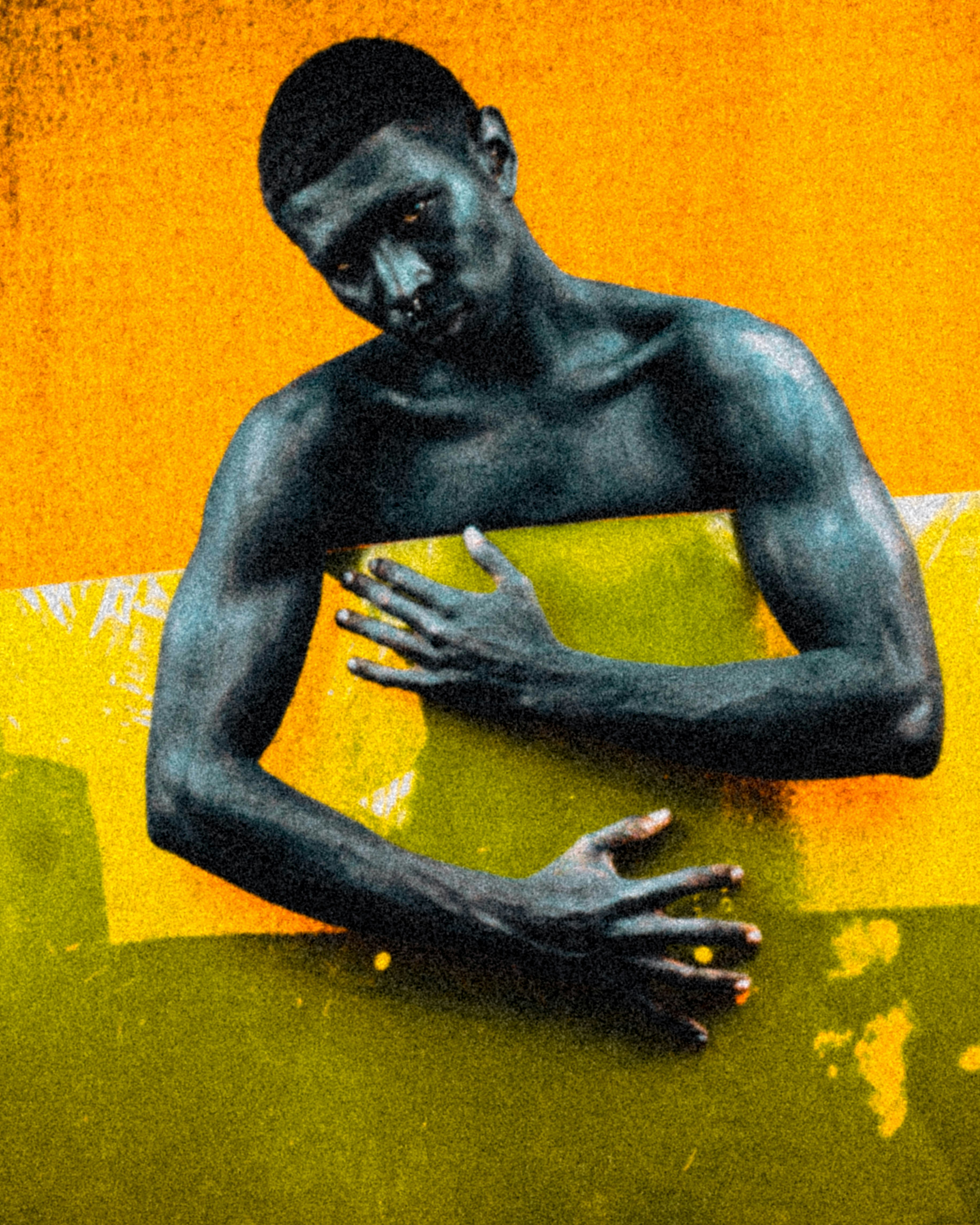 Chromatic Pose: A Portrait in Color Blocks
