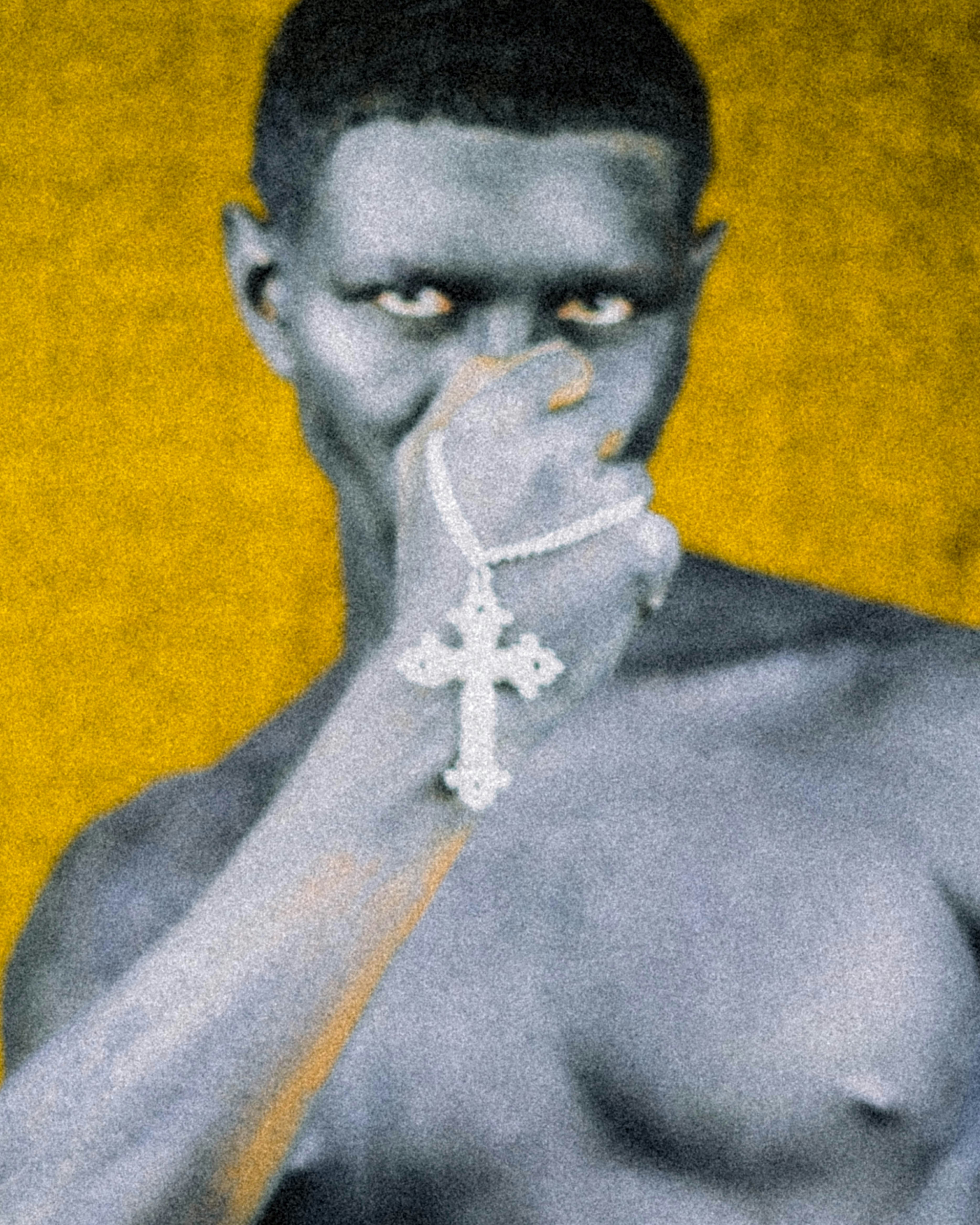 Gaze Beyond the Cross: A Subtle Challenge in Color-Shift Portrait