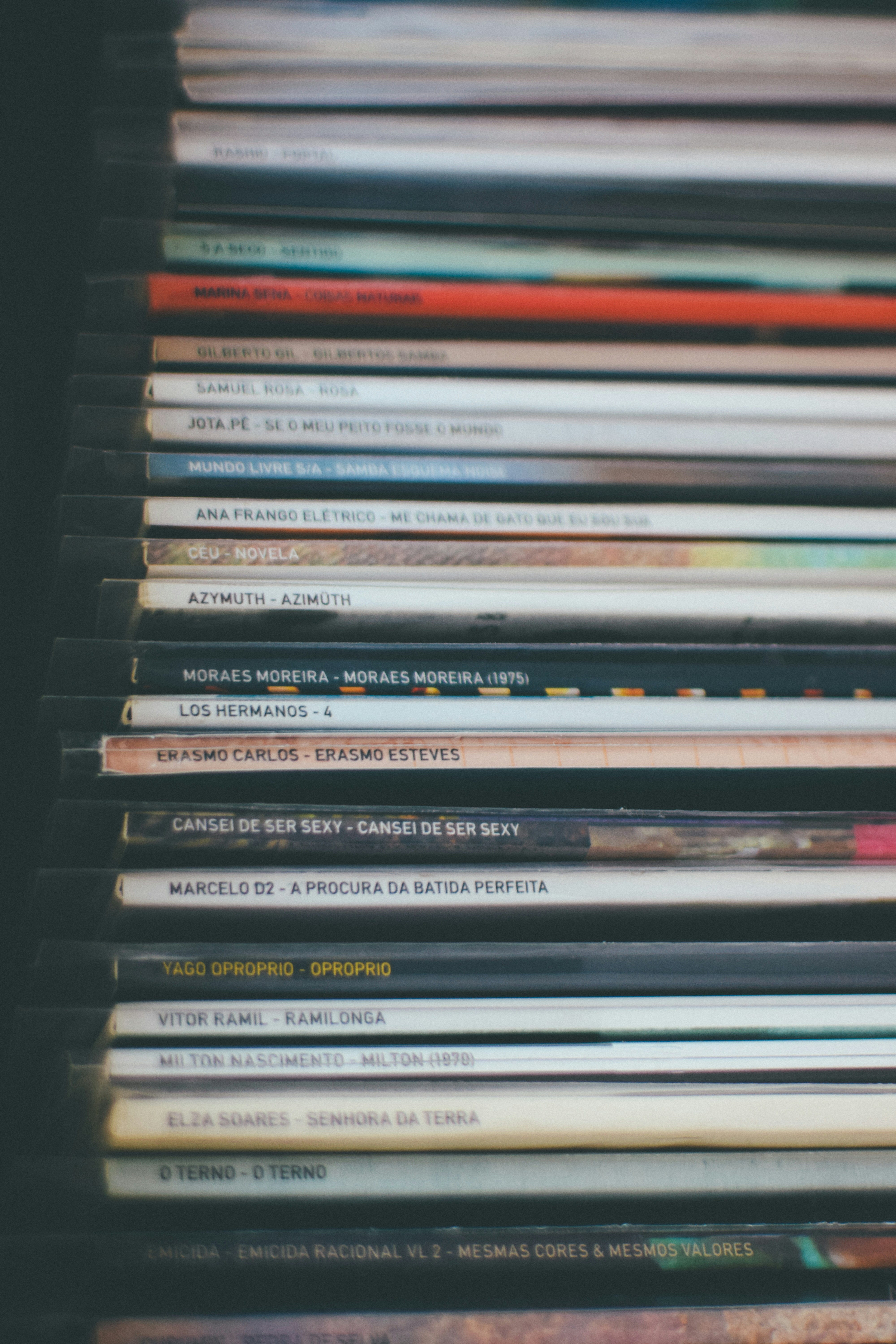Stacks of Shelved Stories: A Quiet Moment of Color and Textures