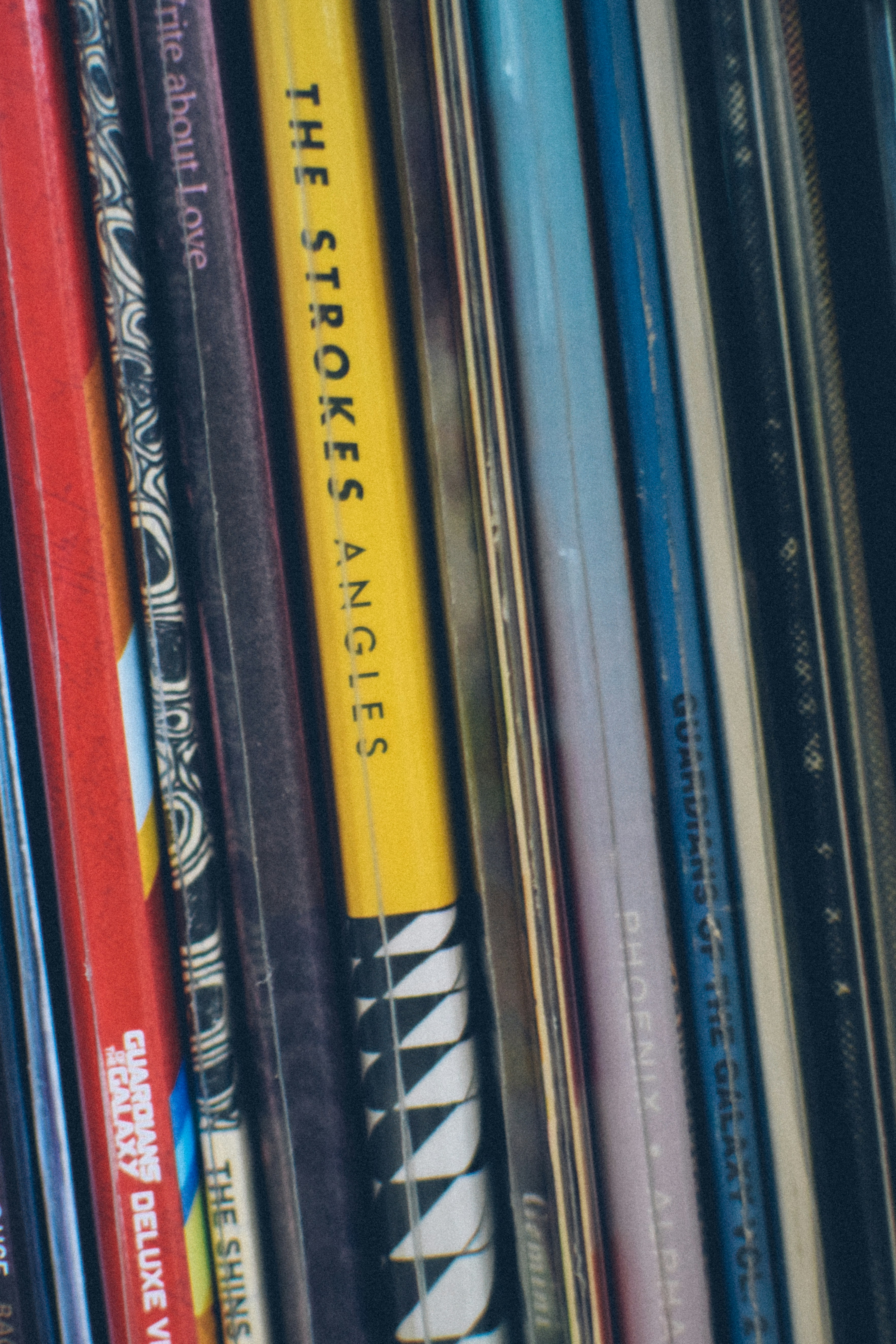 Chromatic Spine: A Row of Colored Book Delights