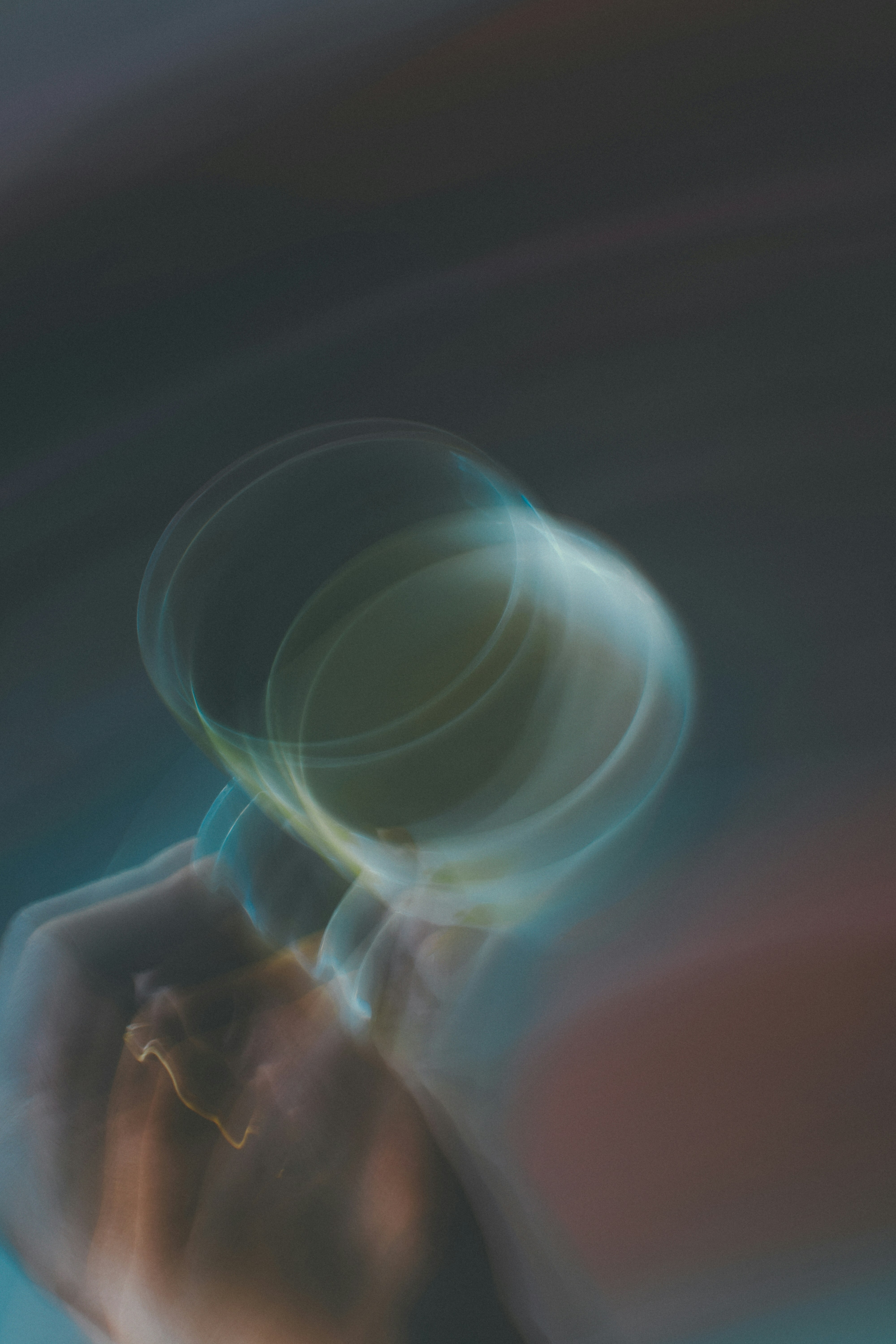 Soft Orbs in Motion: A Gentle Blur of Glass and Light