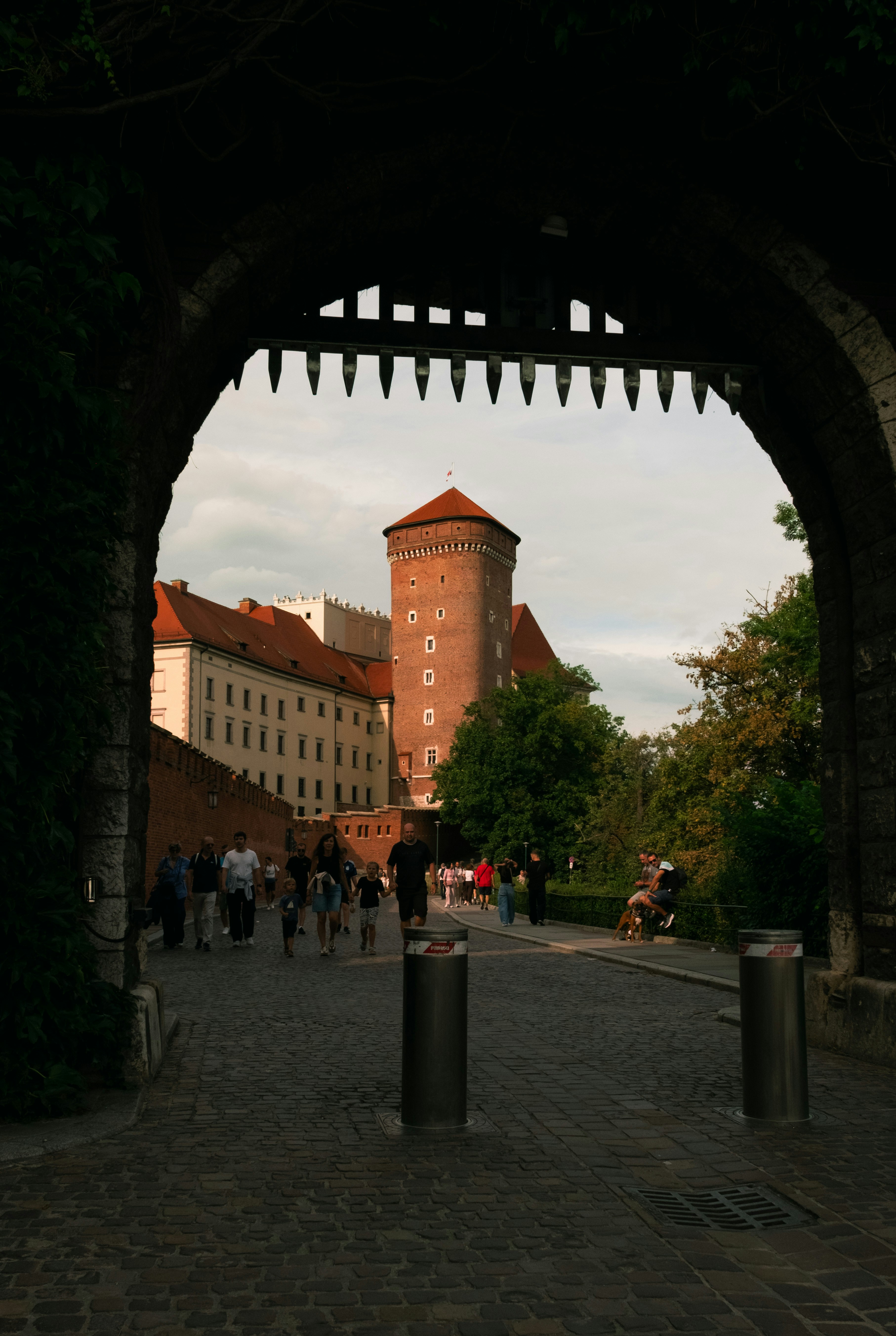 Gateway to History: View Through the Arch Toward the Tower
