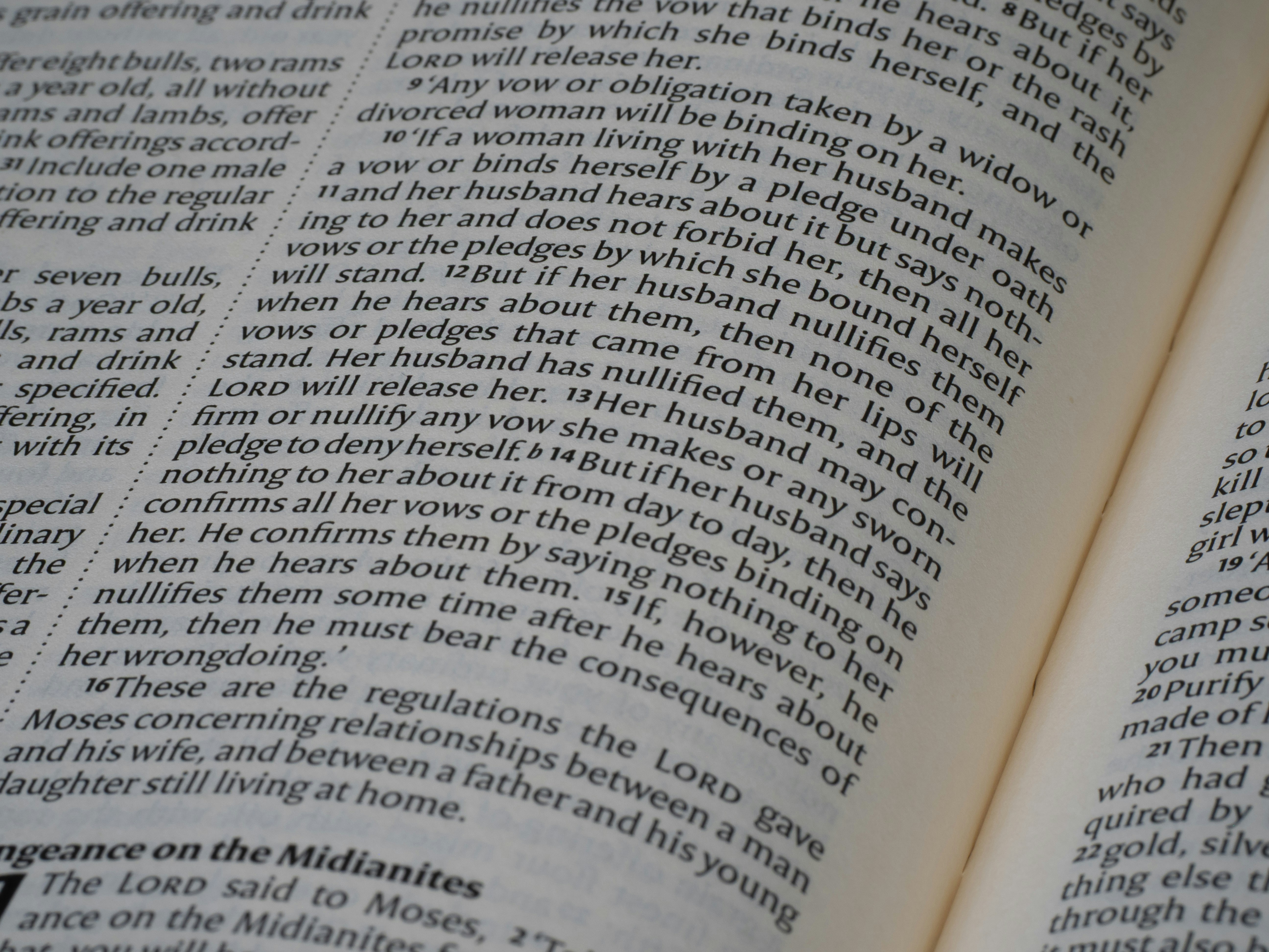 Close-Quarters Text: A Book Page Under Gentle Light