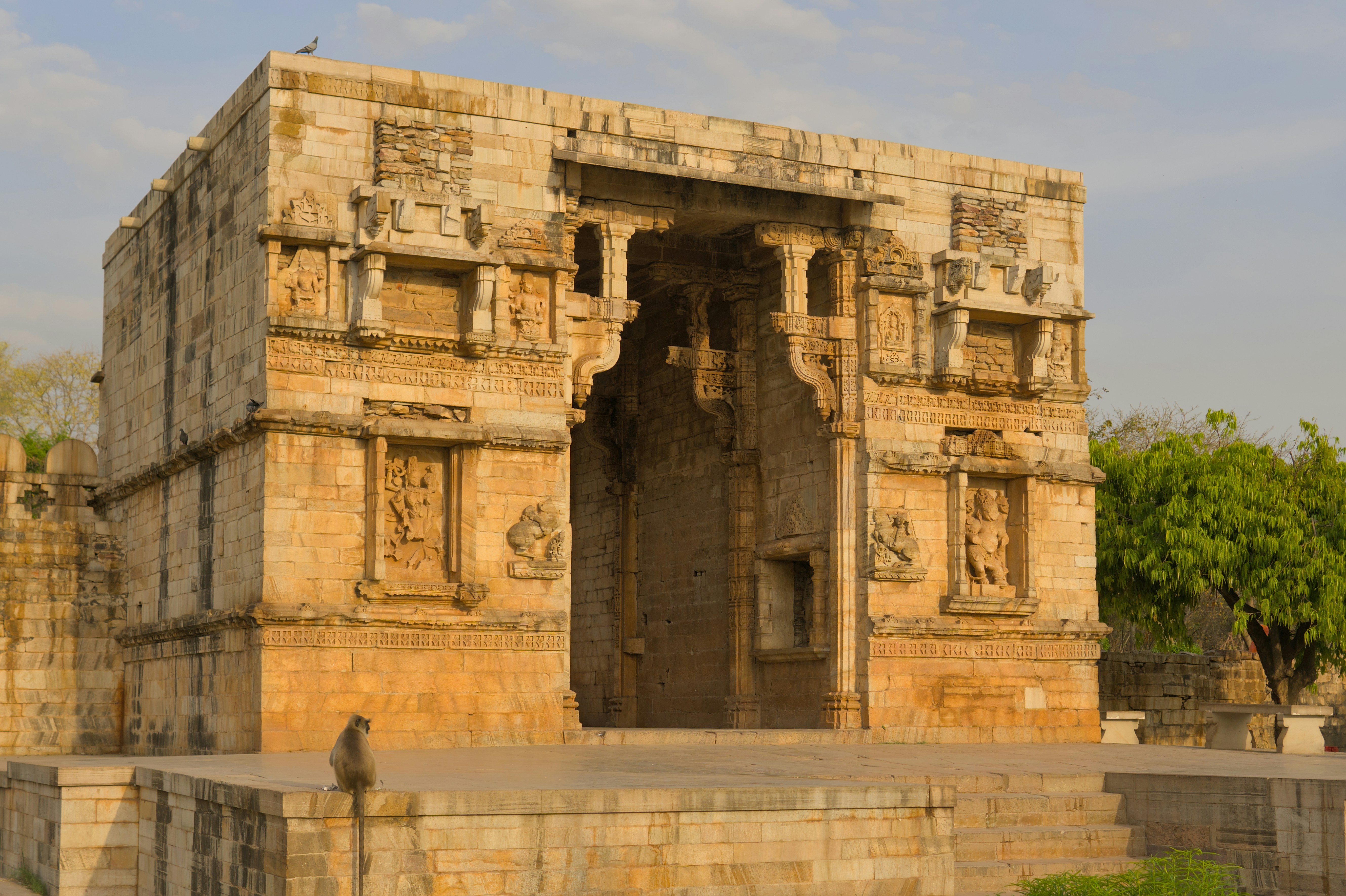 Ancient Archway in Warm Afternoon Light