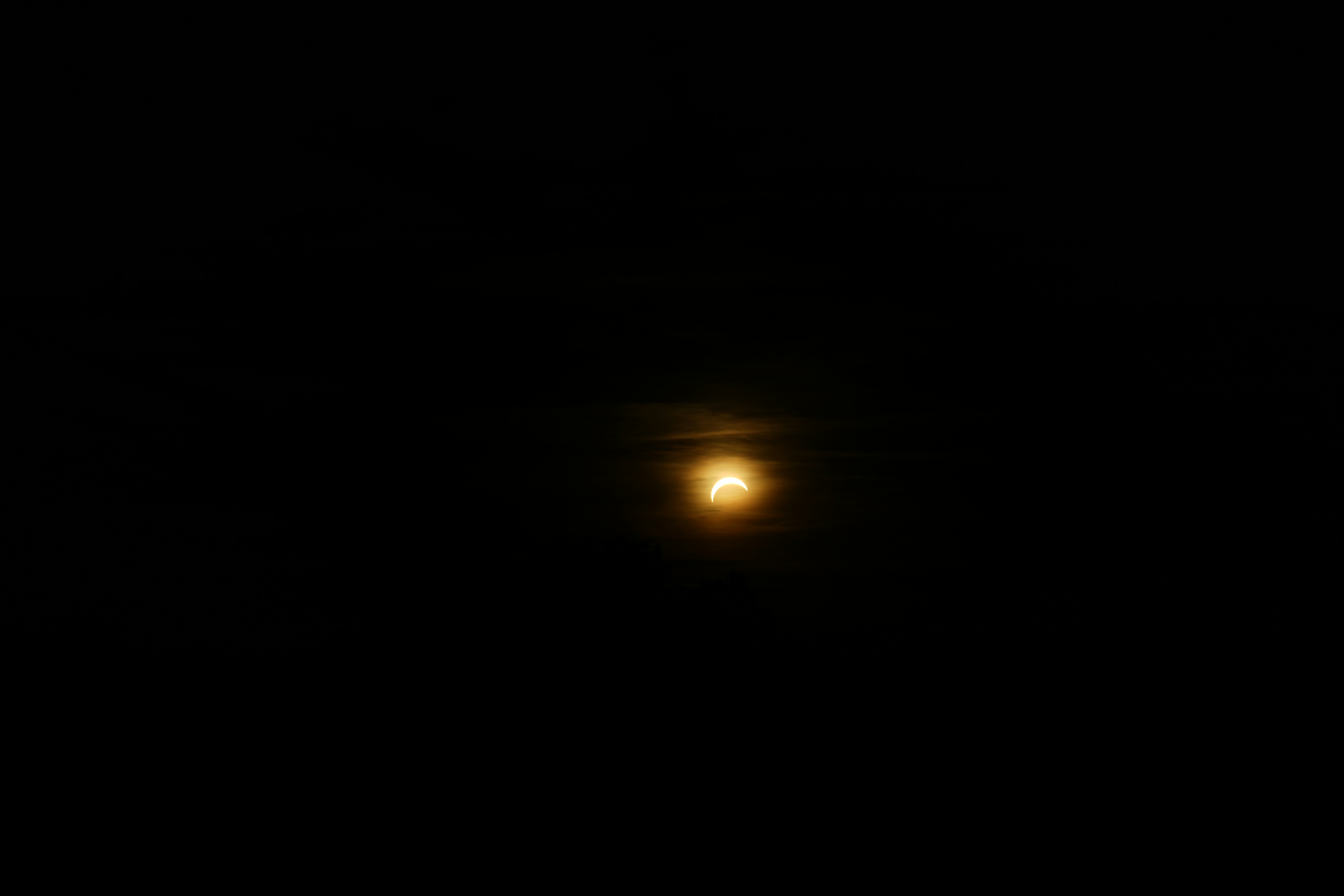 Moonlit Veil: A Quiet Night with a Lonely Orb