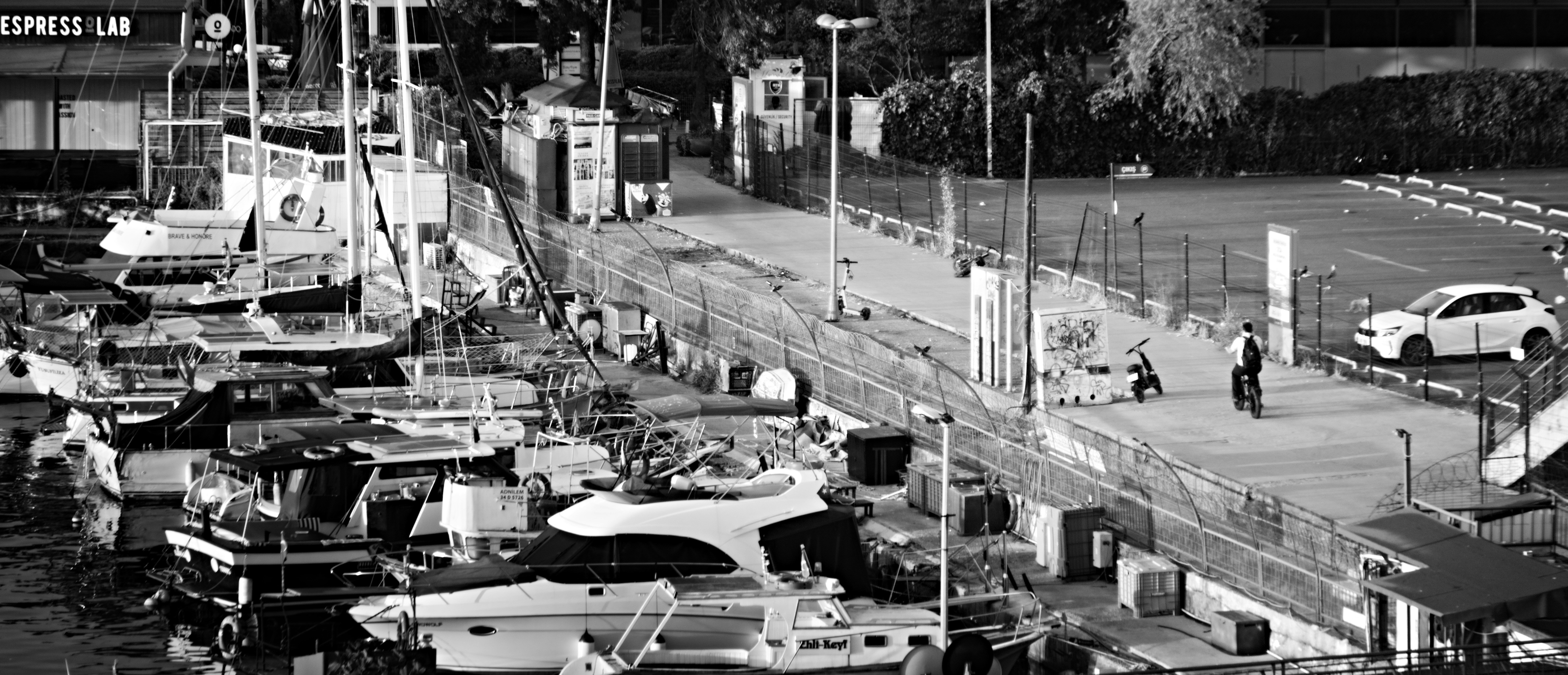 Marina Rendezvous: Boats, Street, and a Quiet Walk