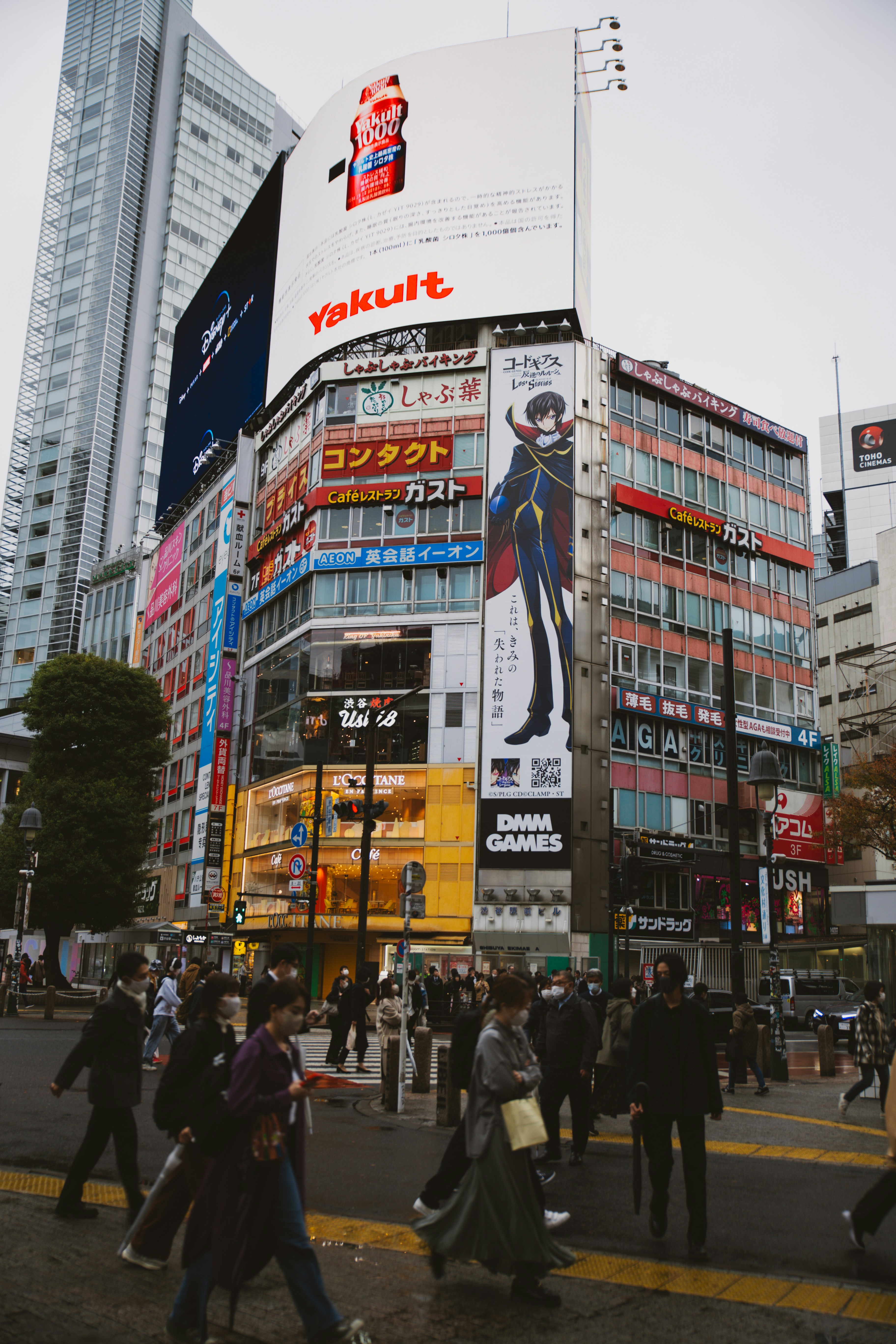 Neon Pulse on the Crosswalk: Tokyo’s Electric Street Scene