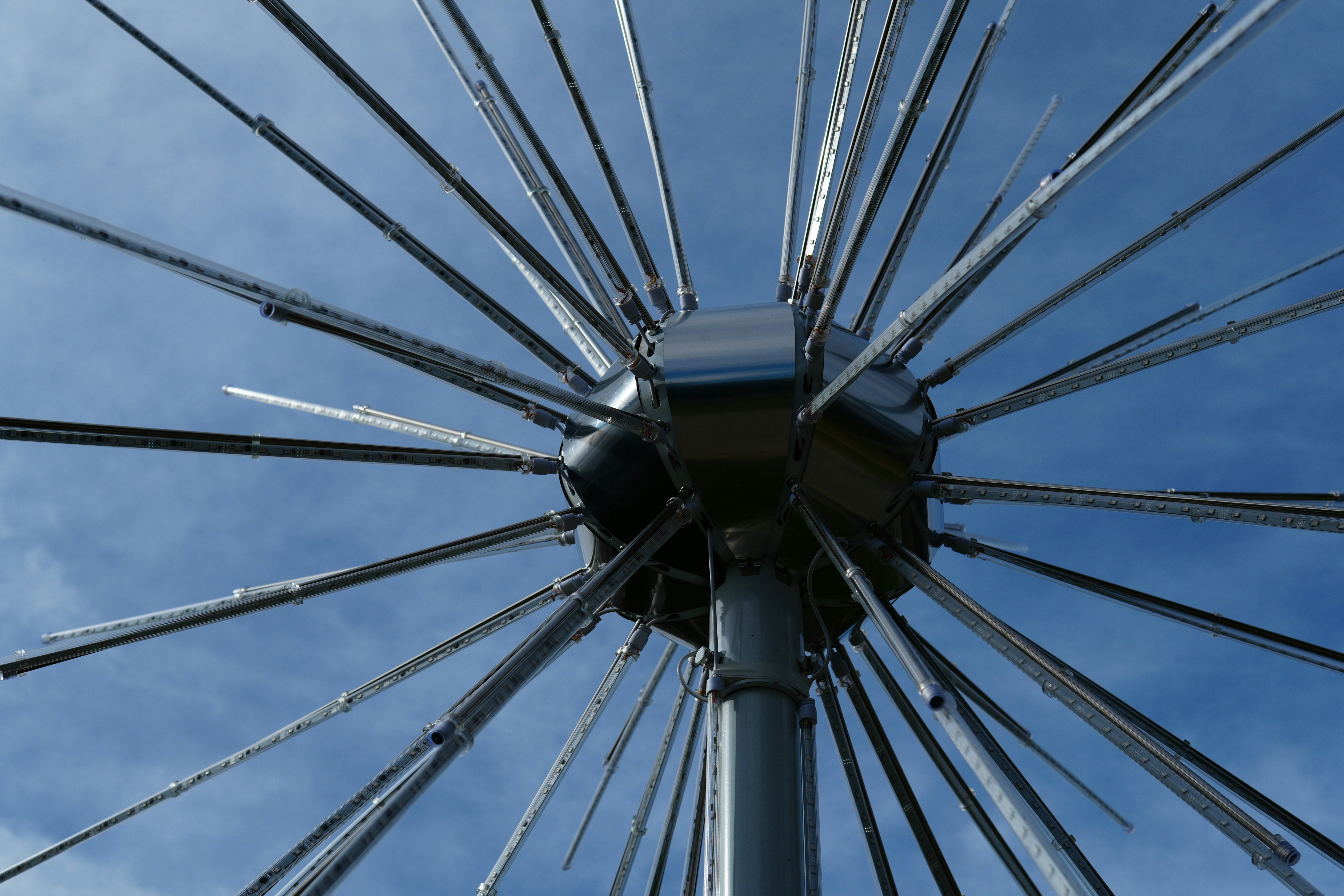 Center of the Wheel: A Skyward View into a Wind-Forged Structure