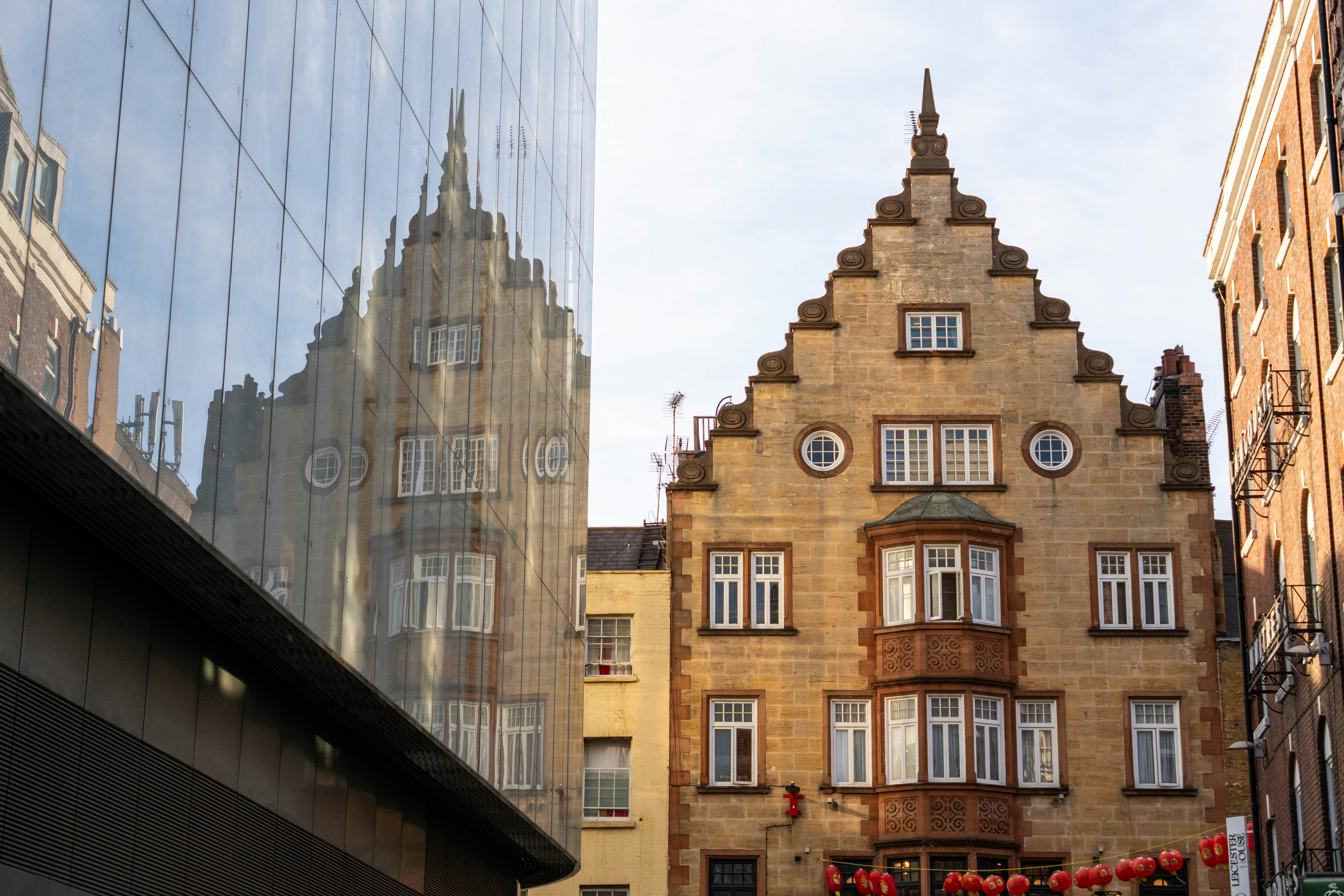 Gothic Rooflines Meet Modern Glass