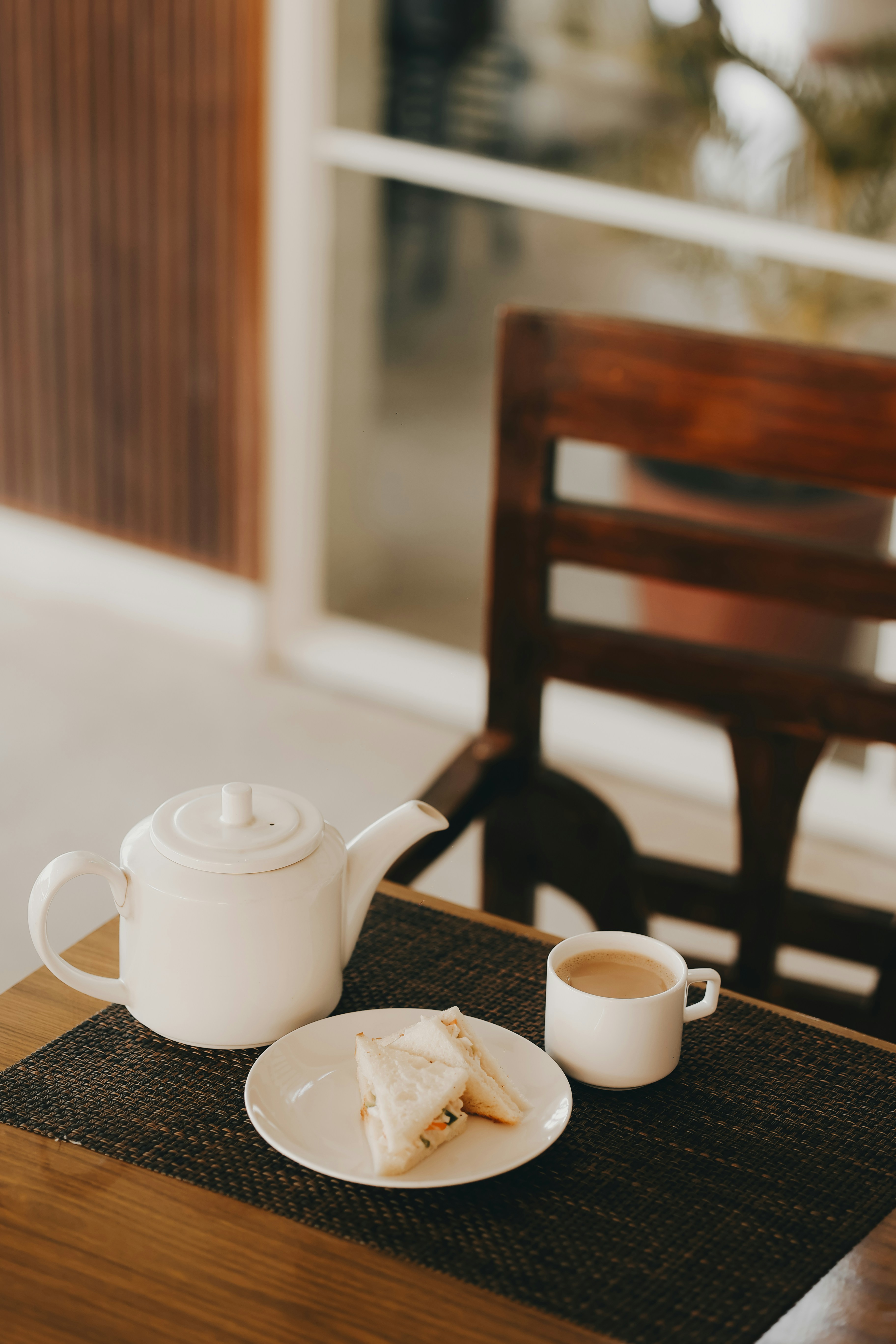 Tea Time on a Quiet Terrace