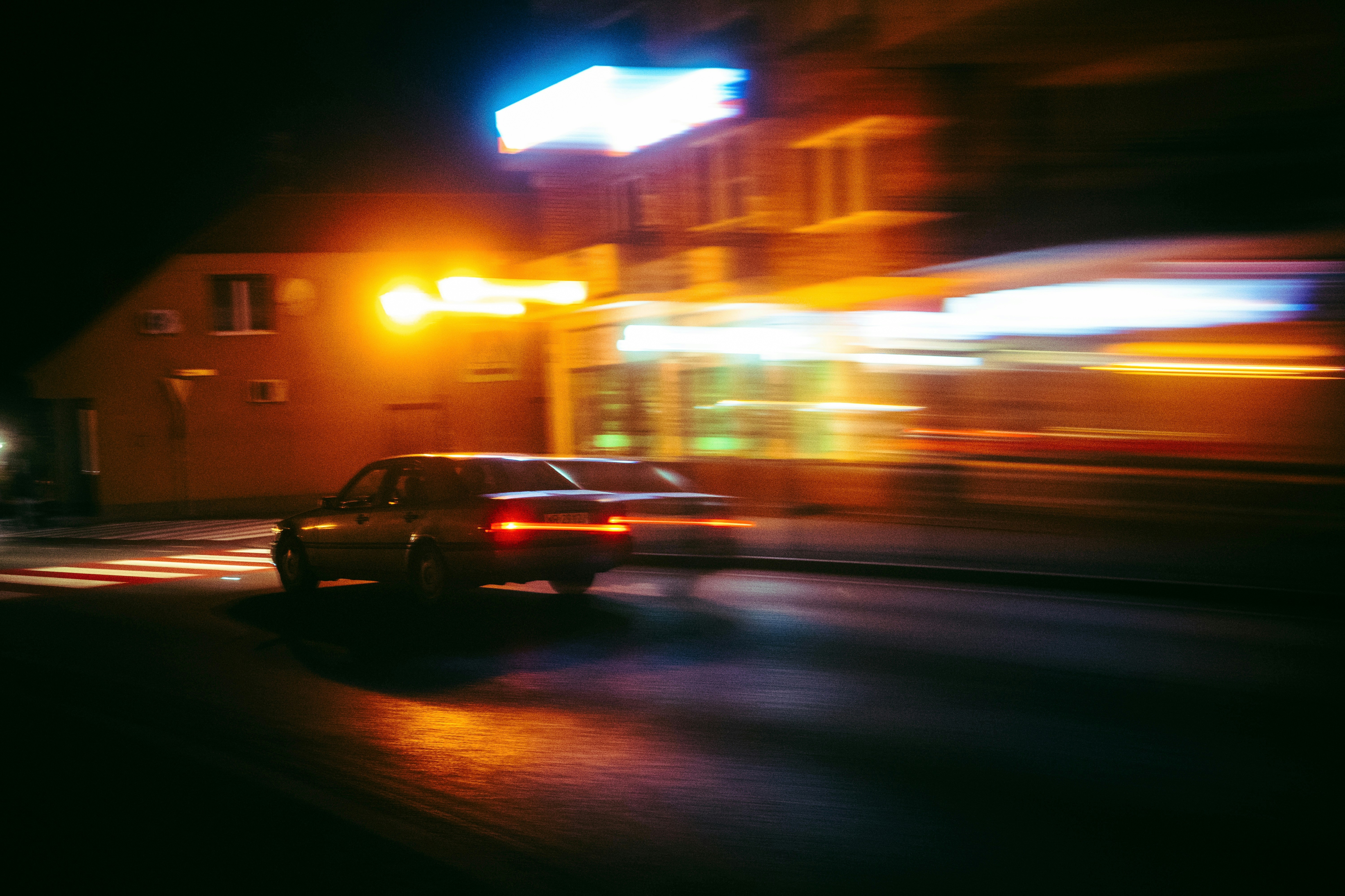 Neon Slip Through the Night