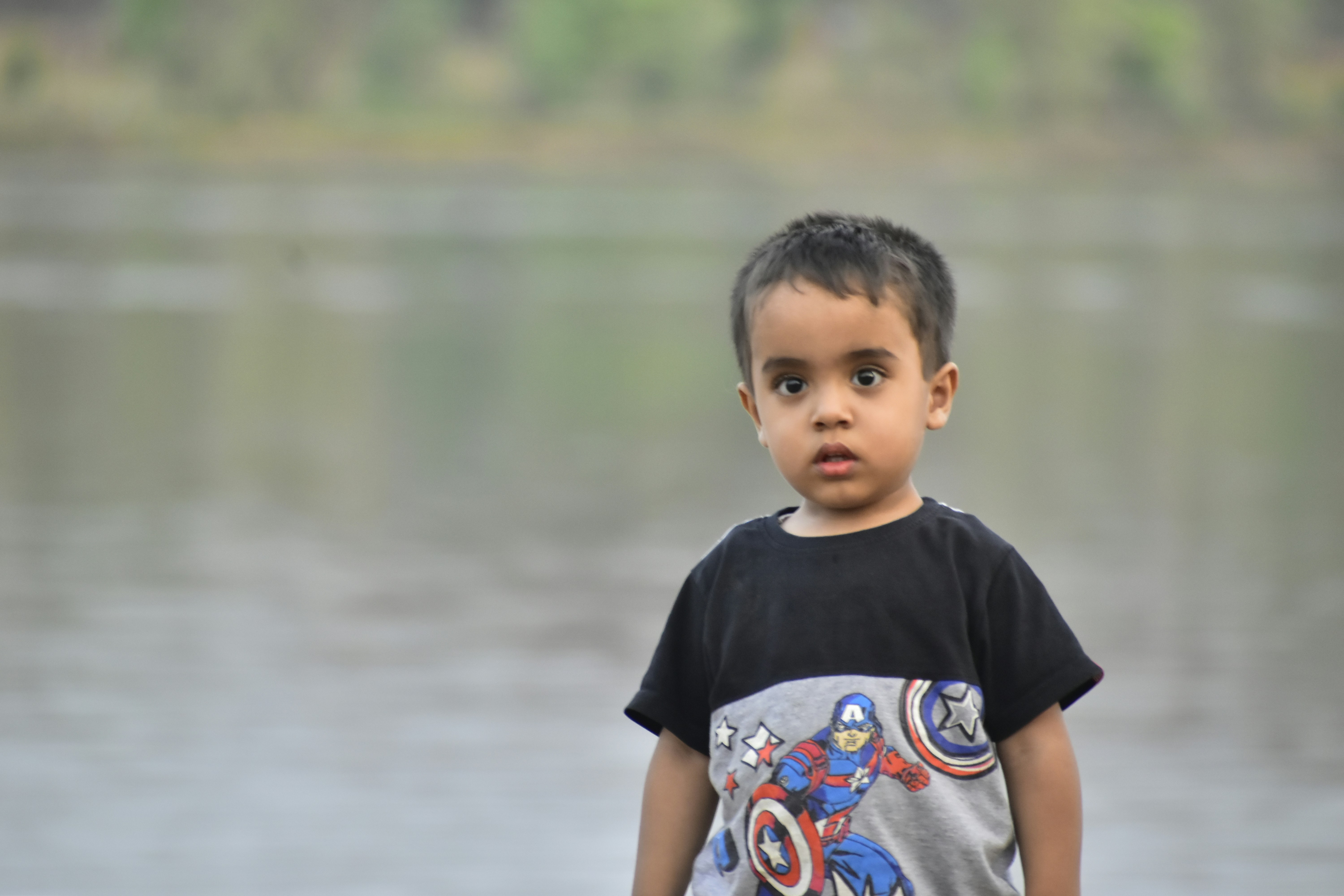 Young Portrait by the Water's Edge