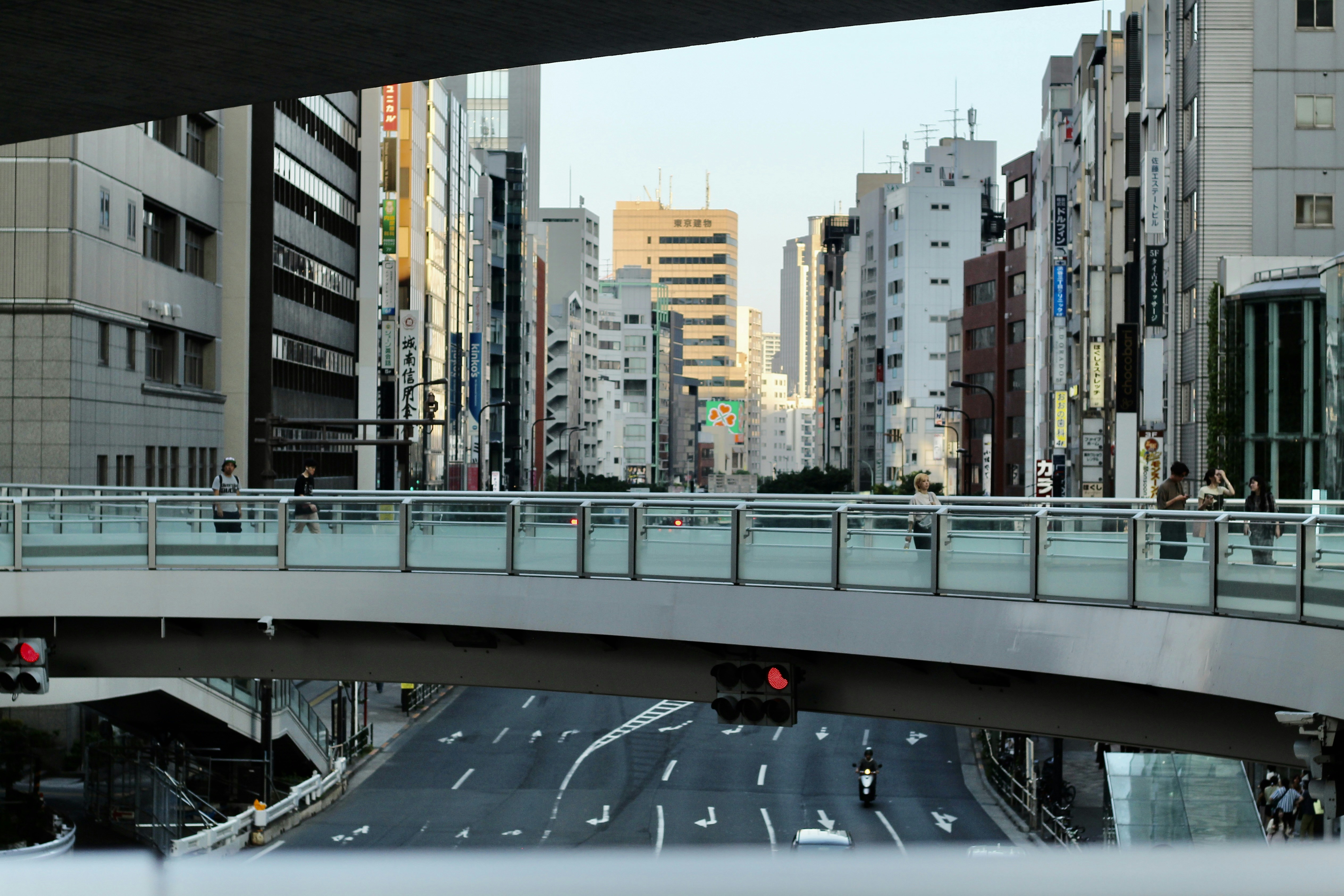 City Overpass: Urban Corridor under a Shaded Arch