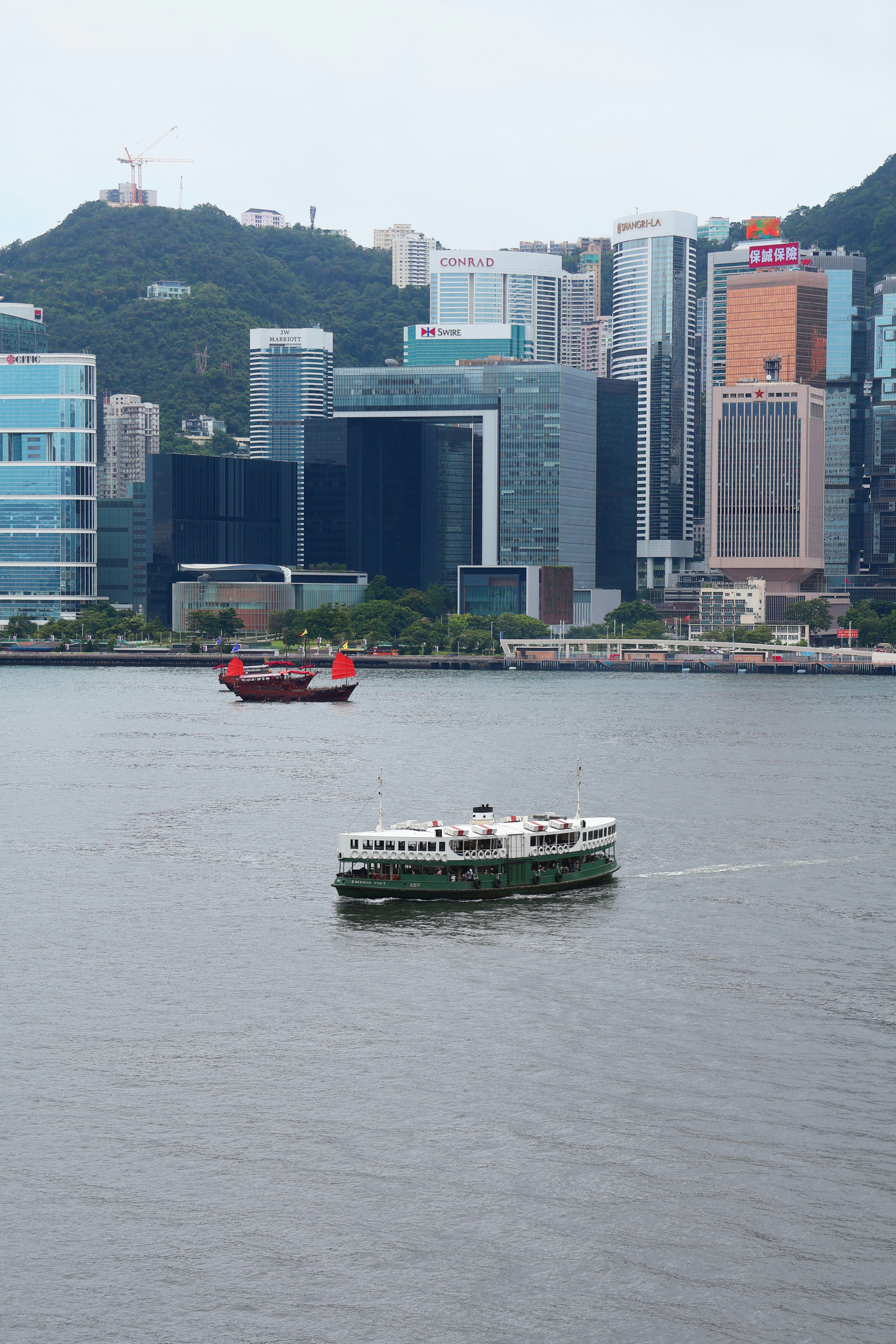 Harbor Crossroads: River Ferry Before the Skyline
