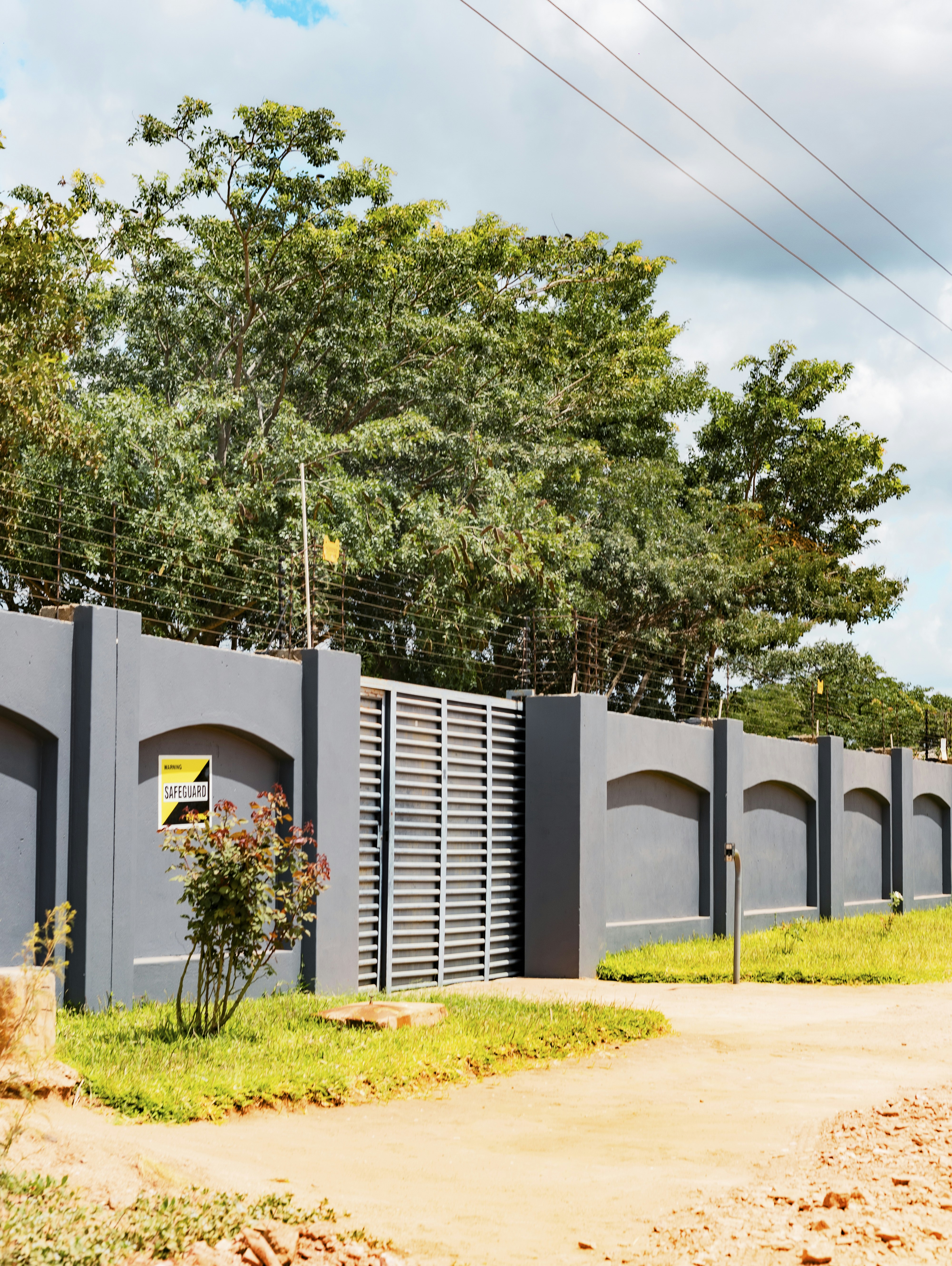 Gated Compound on a Dusty Path