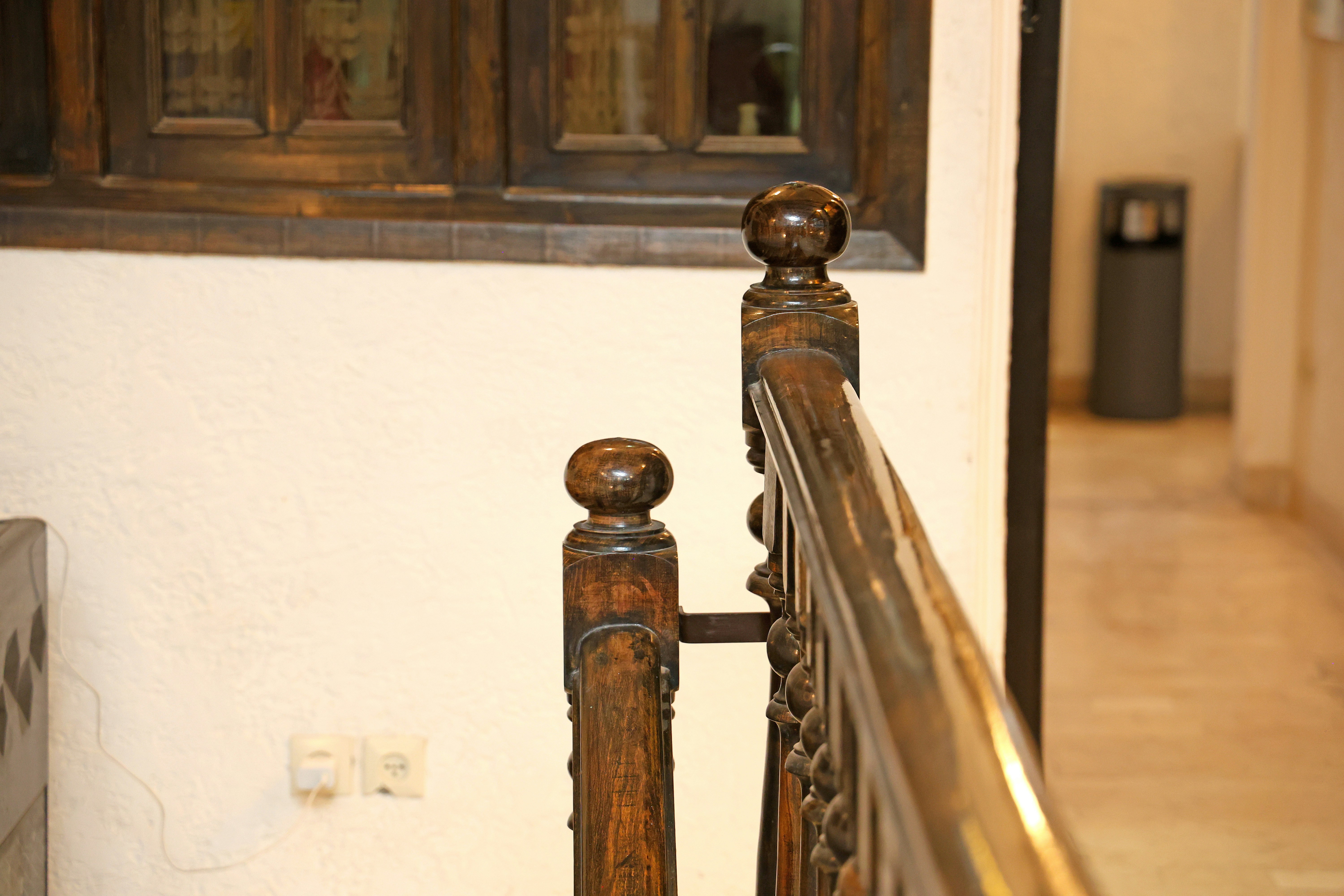 Weathered Balustrade Leads the Way