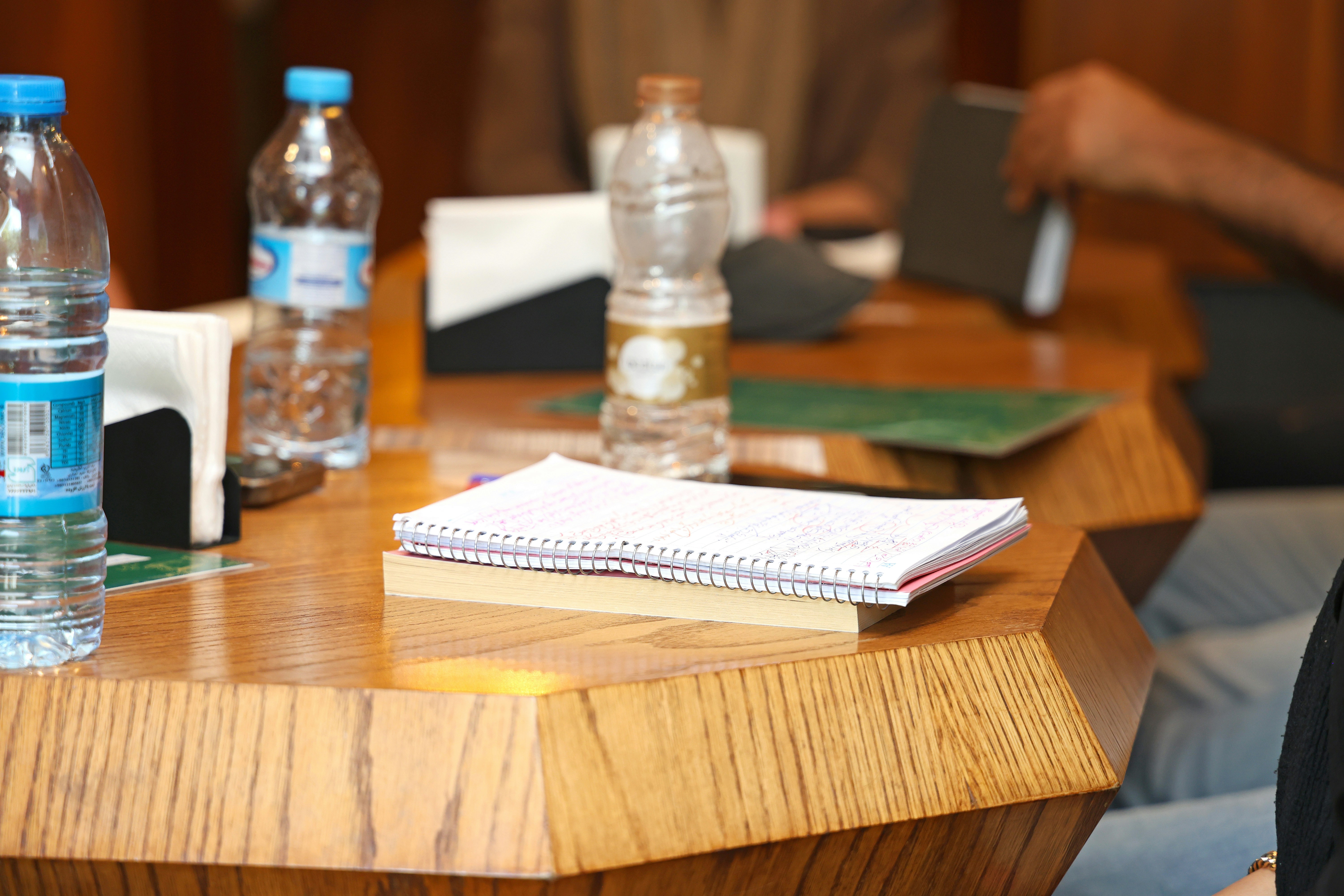 Notebook at the Centered Table: Quiet Meeting Details