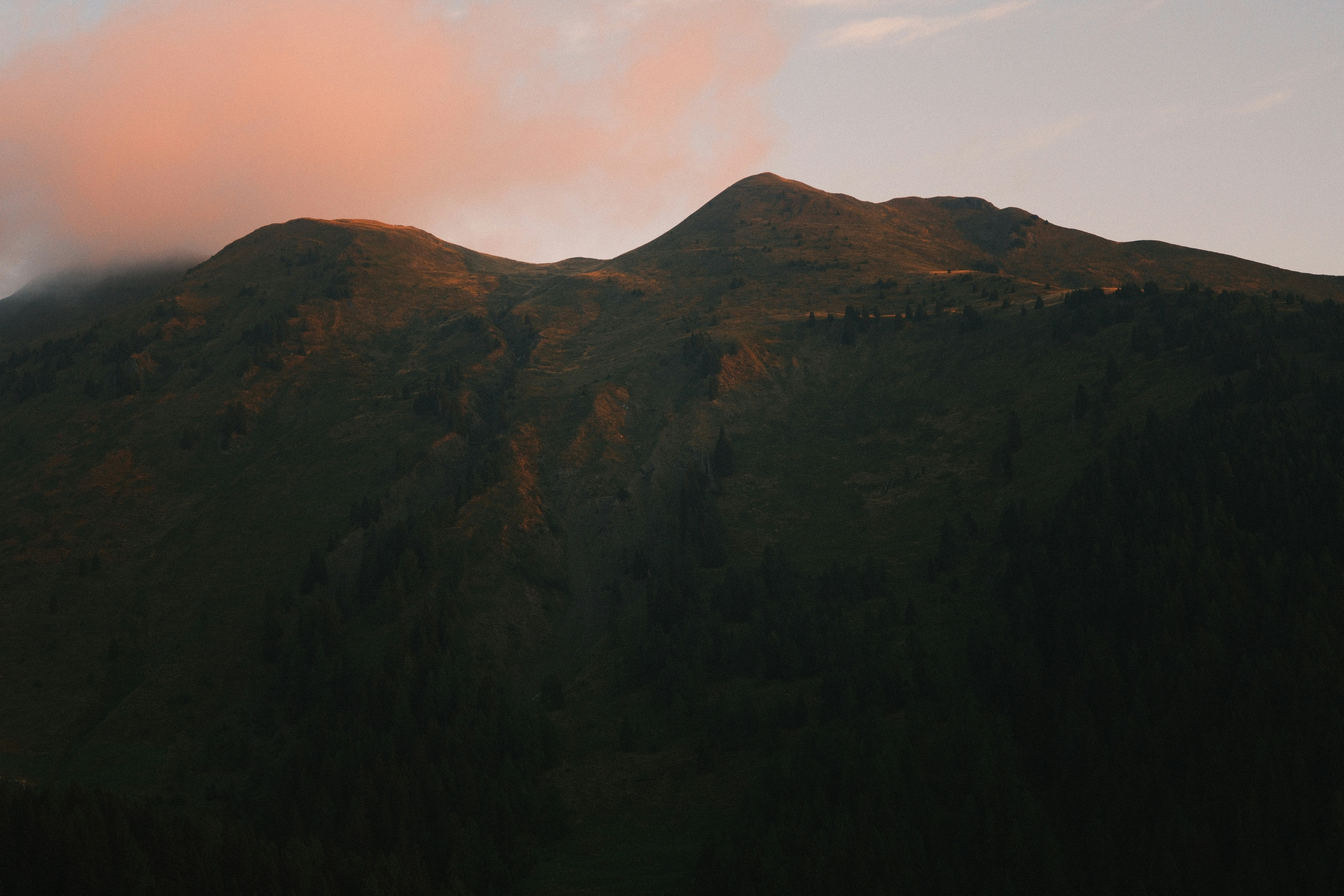 Evening Ridge: Gentle Light on the Mountain