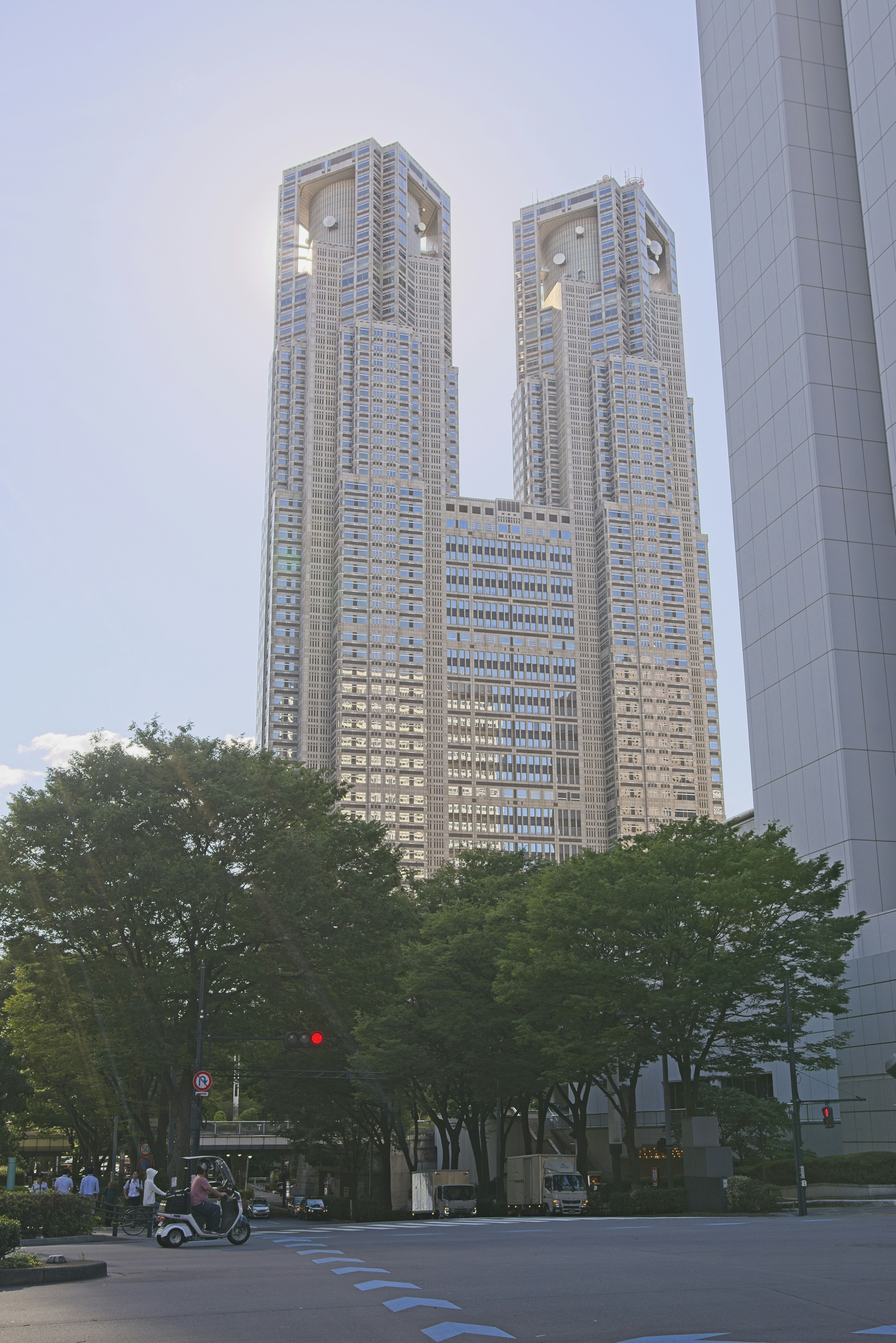 Twin Towers in the Sky: A Steel Silk Skyline